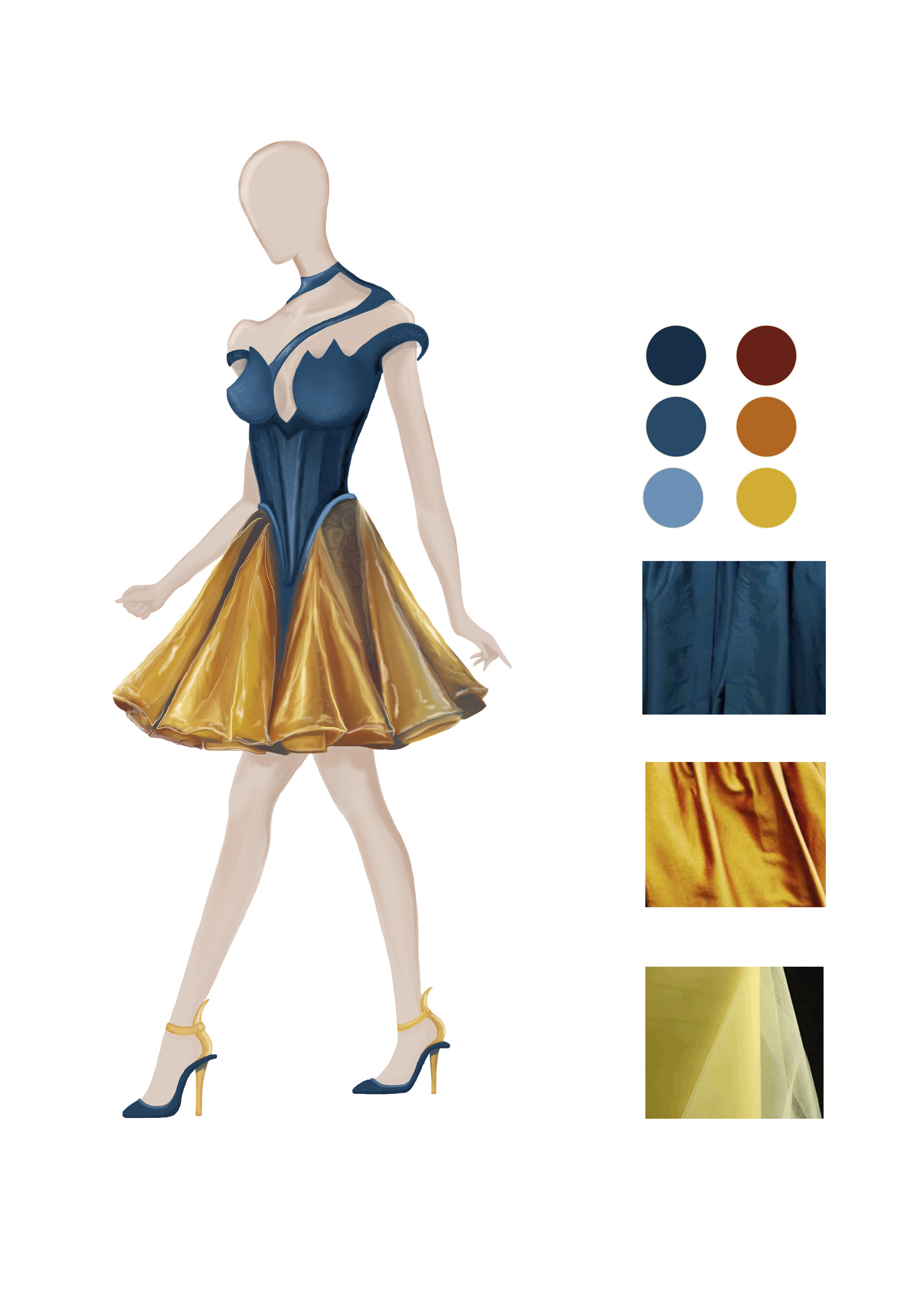 ArtStation - costume design for a woman