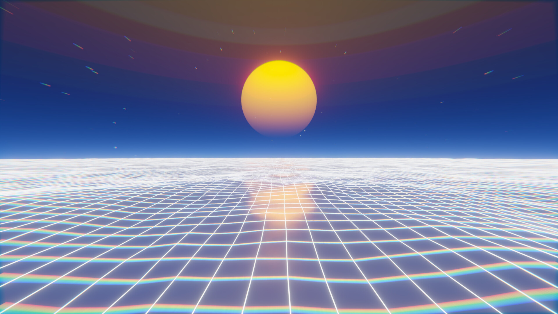 ArtStation - Procedural Vaporwave Sky