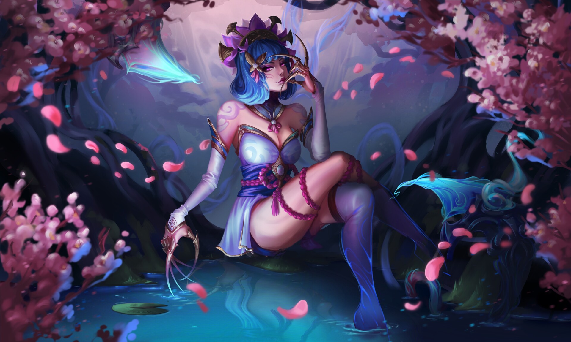 Marie Roemer - Spirit Blossom Evelynn - Fan Splash Art