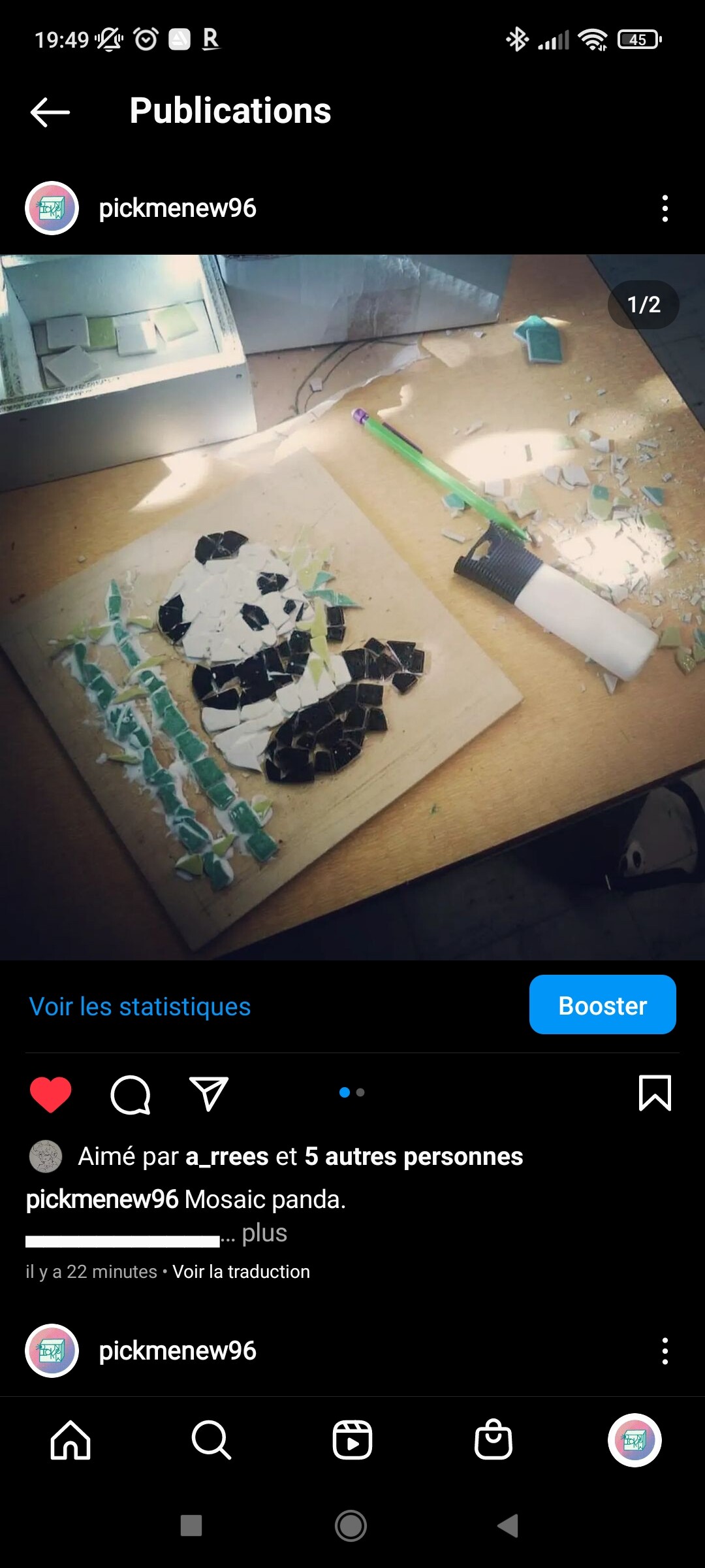 ArtStation - Panda mosaic.