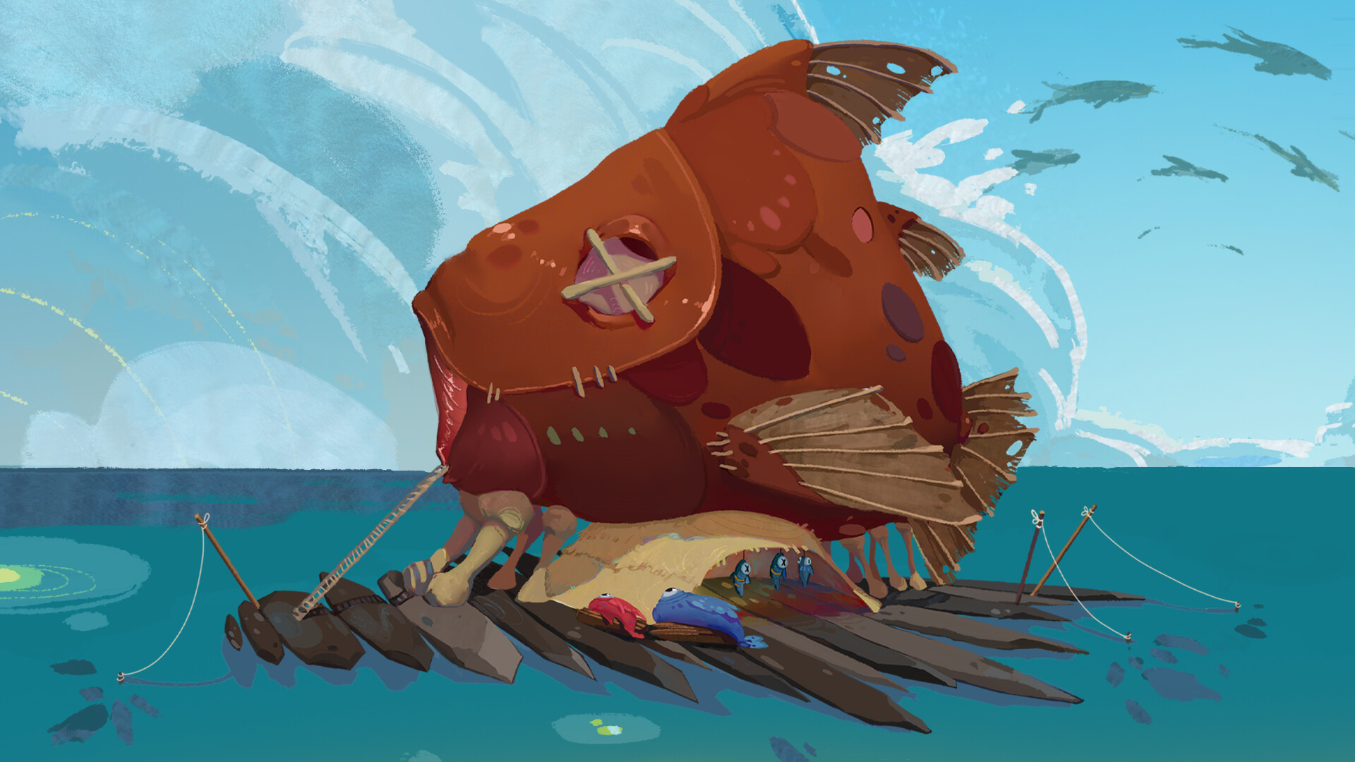 ArtStation - Fishing Village