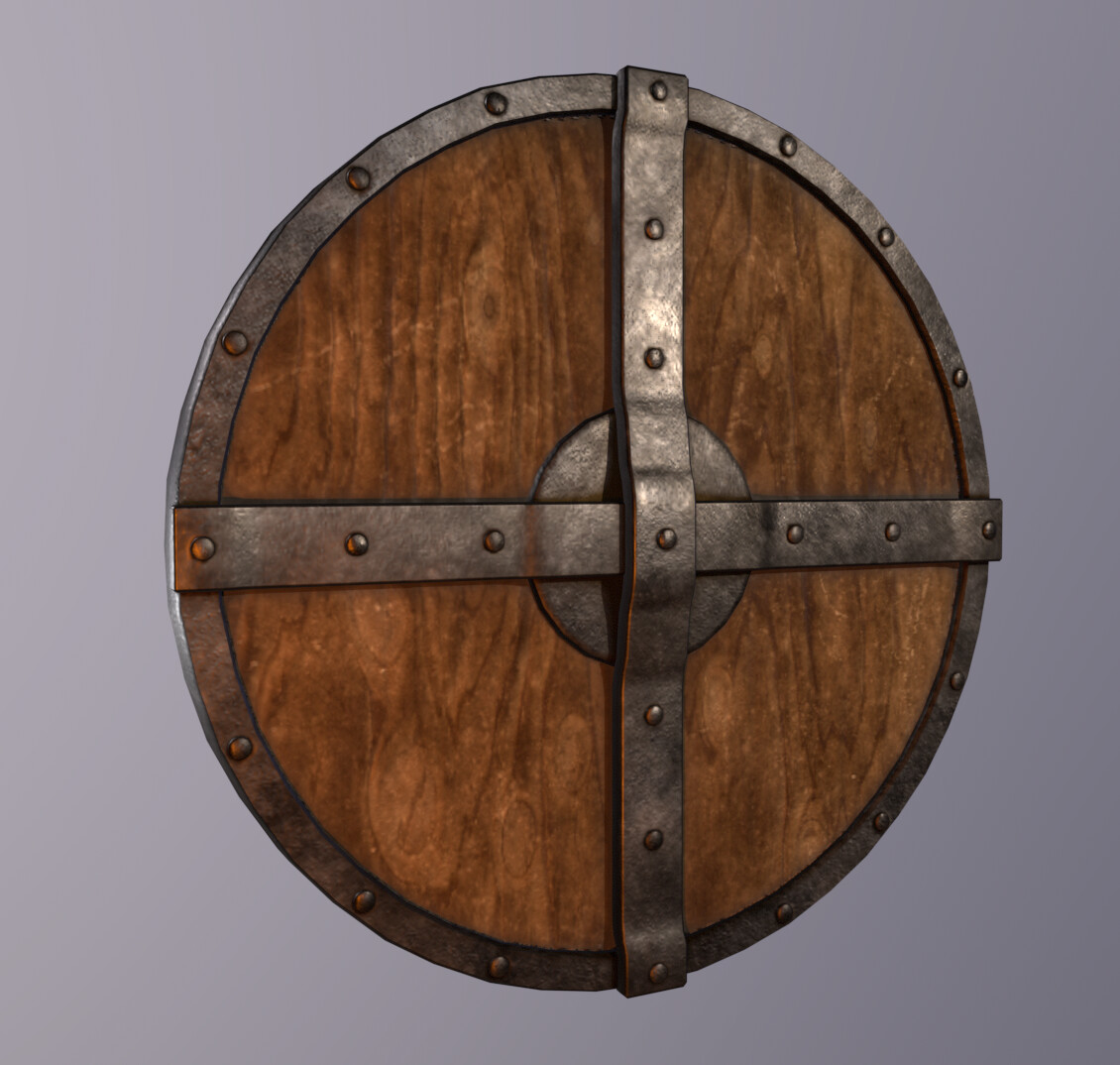 Jailene Perez Arrieta - Basic Round Wooden Shield