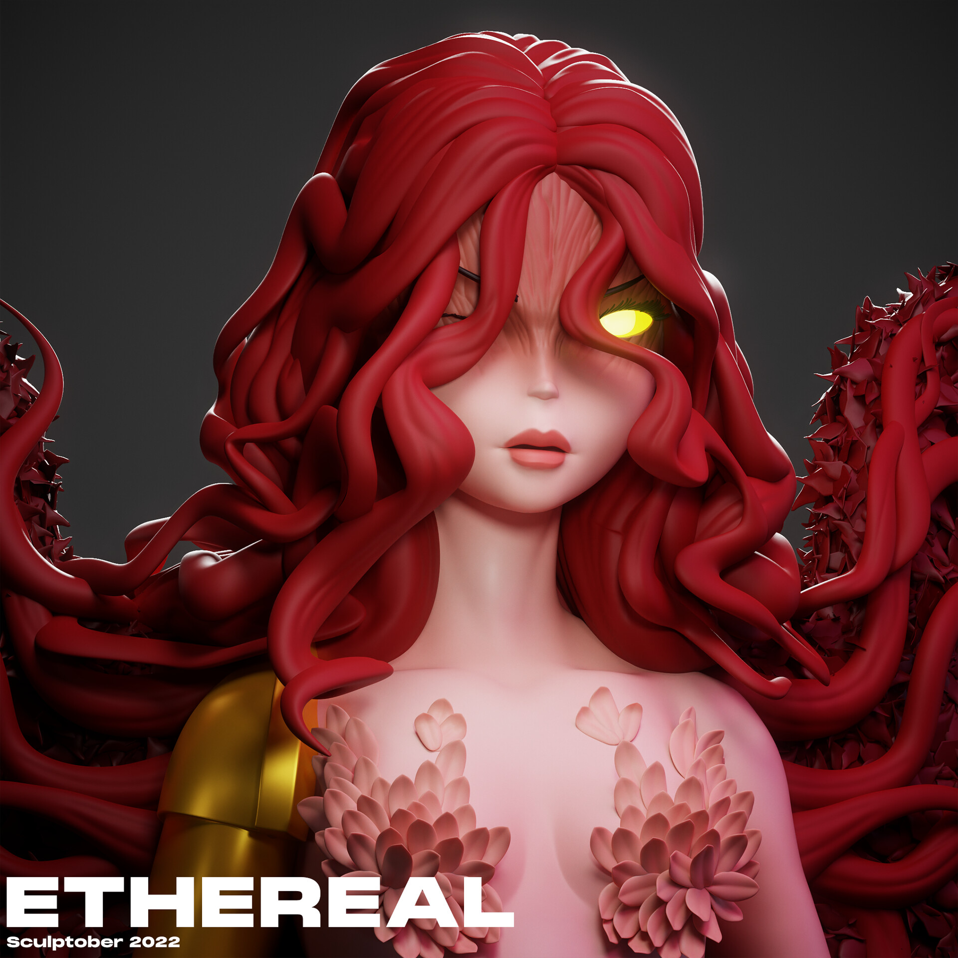 ArtStation - Sculptober 2022 Day 10: ETHEREAL