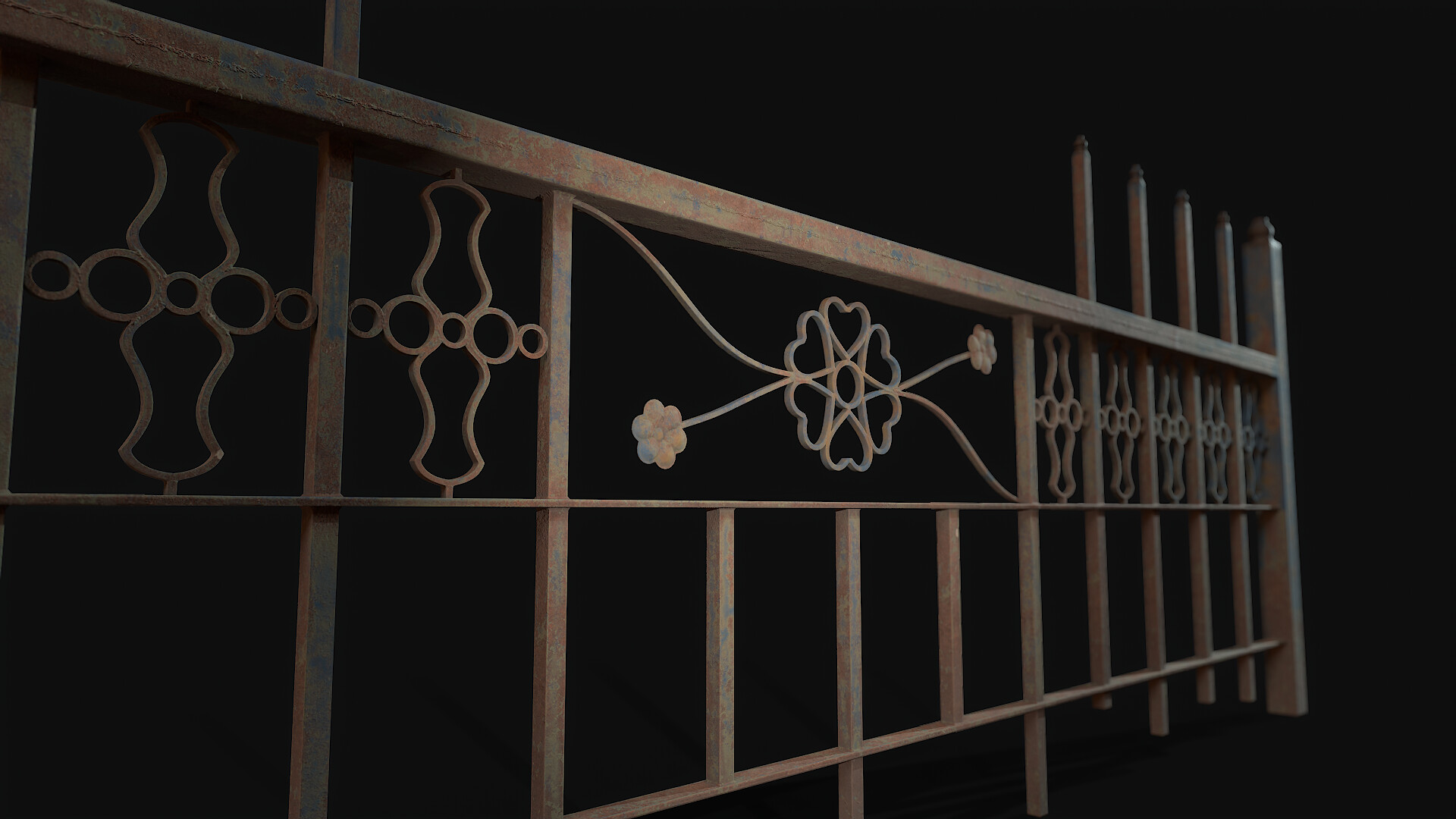 ArtStation - Rusted Railing