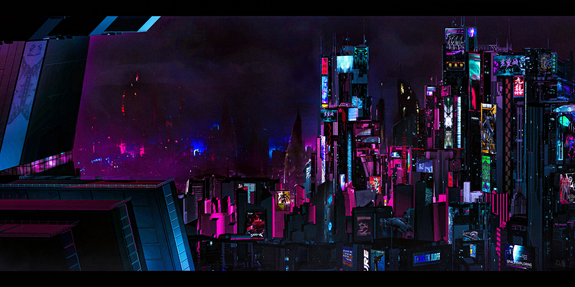 ArtStation - H3AV3N City / Concept