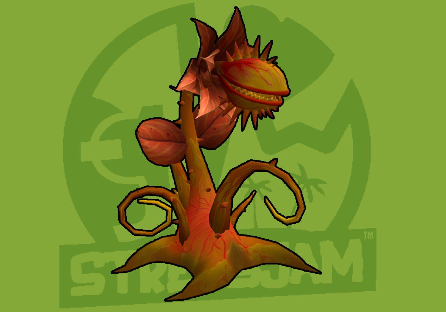 ArtStation - Hostile plant