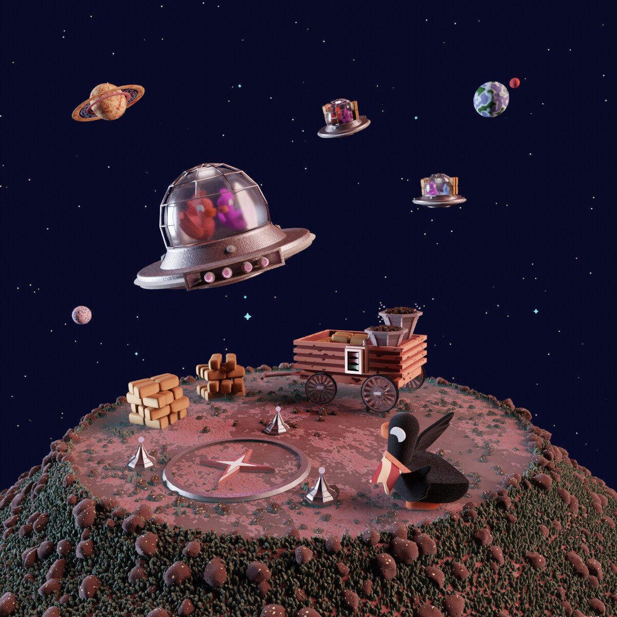 ArtStation - Space mining in a nutshell