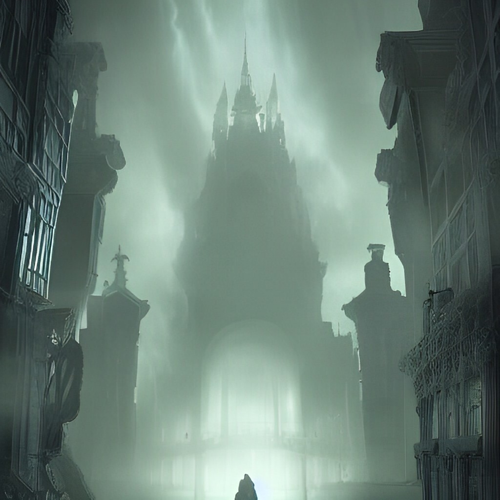 ArtStation - The Ghost Castle - Made By AI