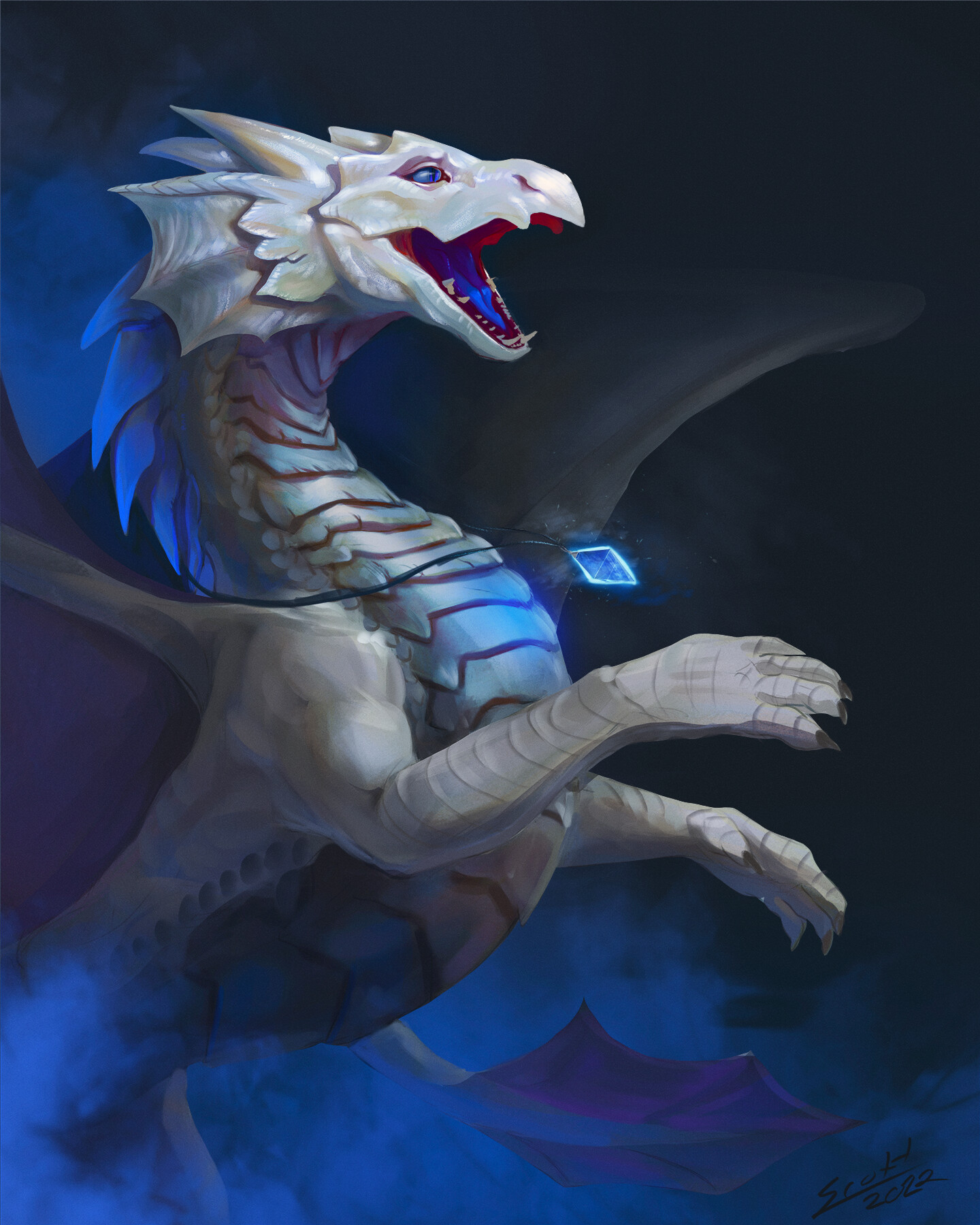ArtStation - Silver Dragon