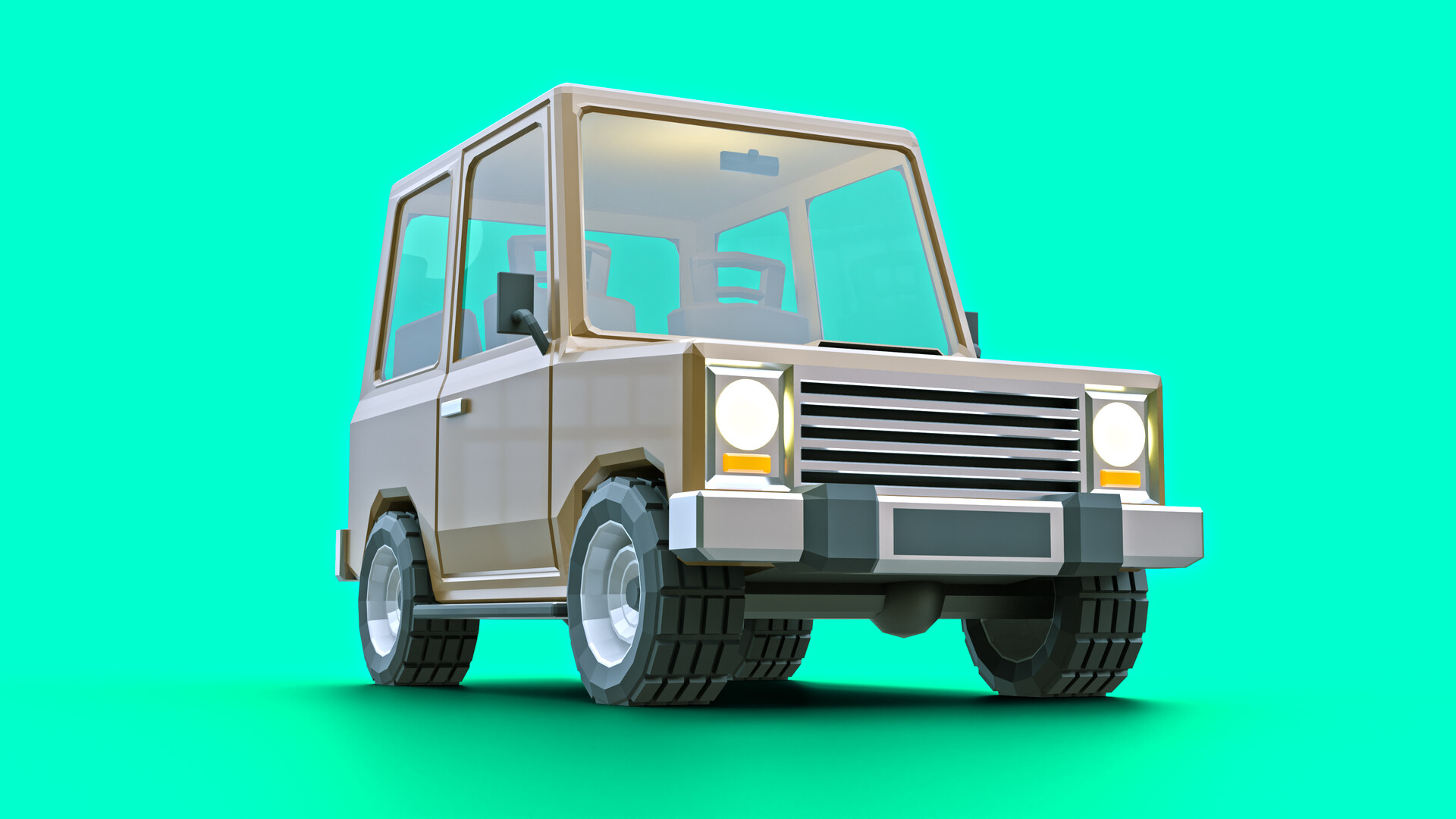 ArtStation - Cartoon Concept SUV 3D model