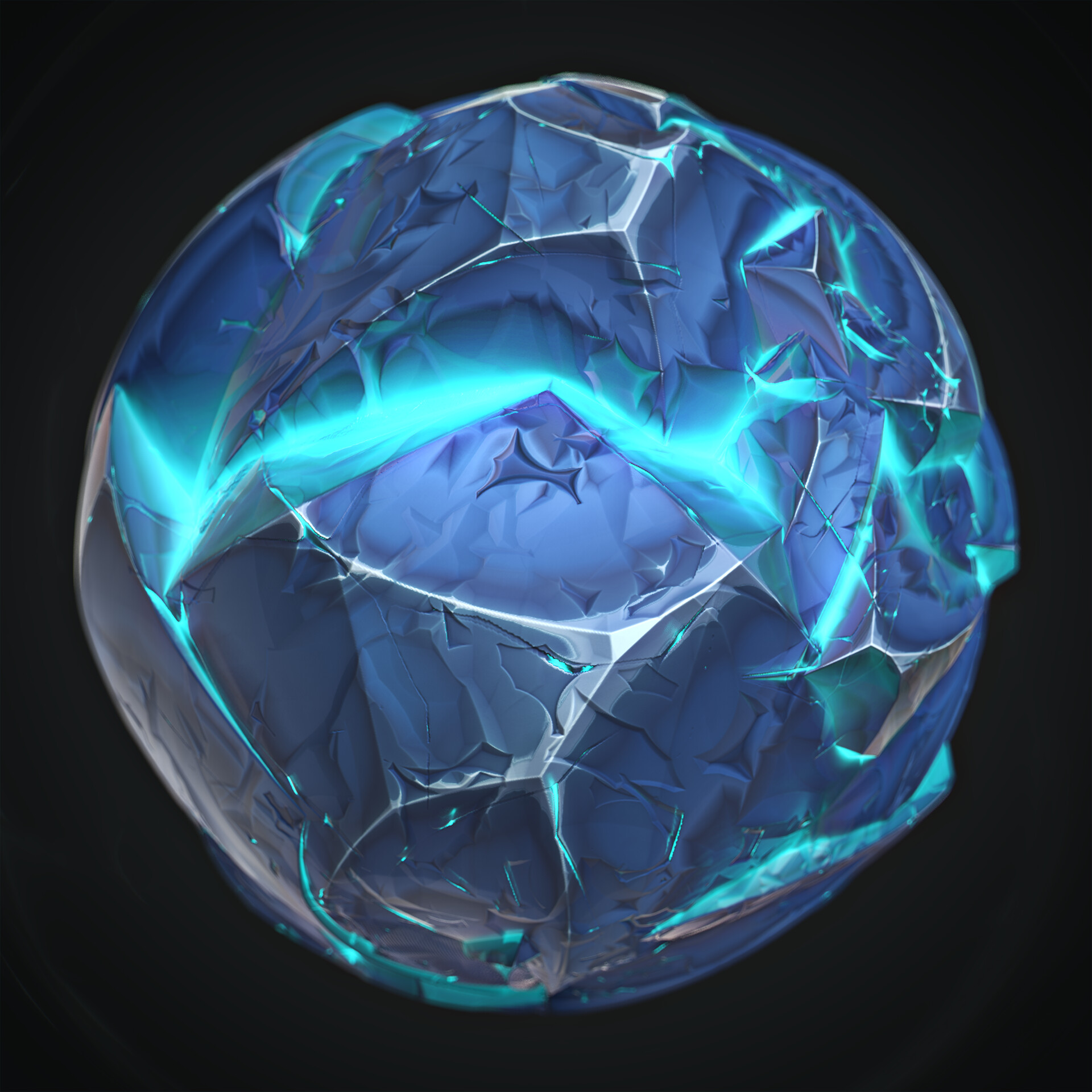Arcane HexTech Crystal — Substance Designer by Russell Harper — ProUser.Me