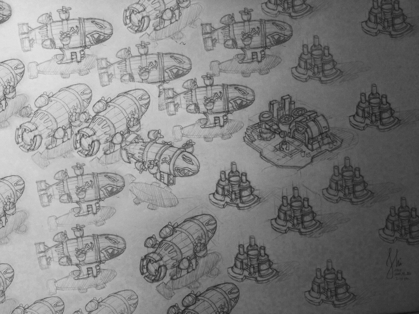 ArtStation - C&C Red Alert Kirov Invasion