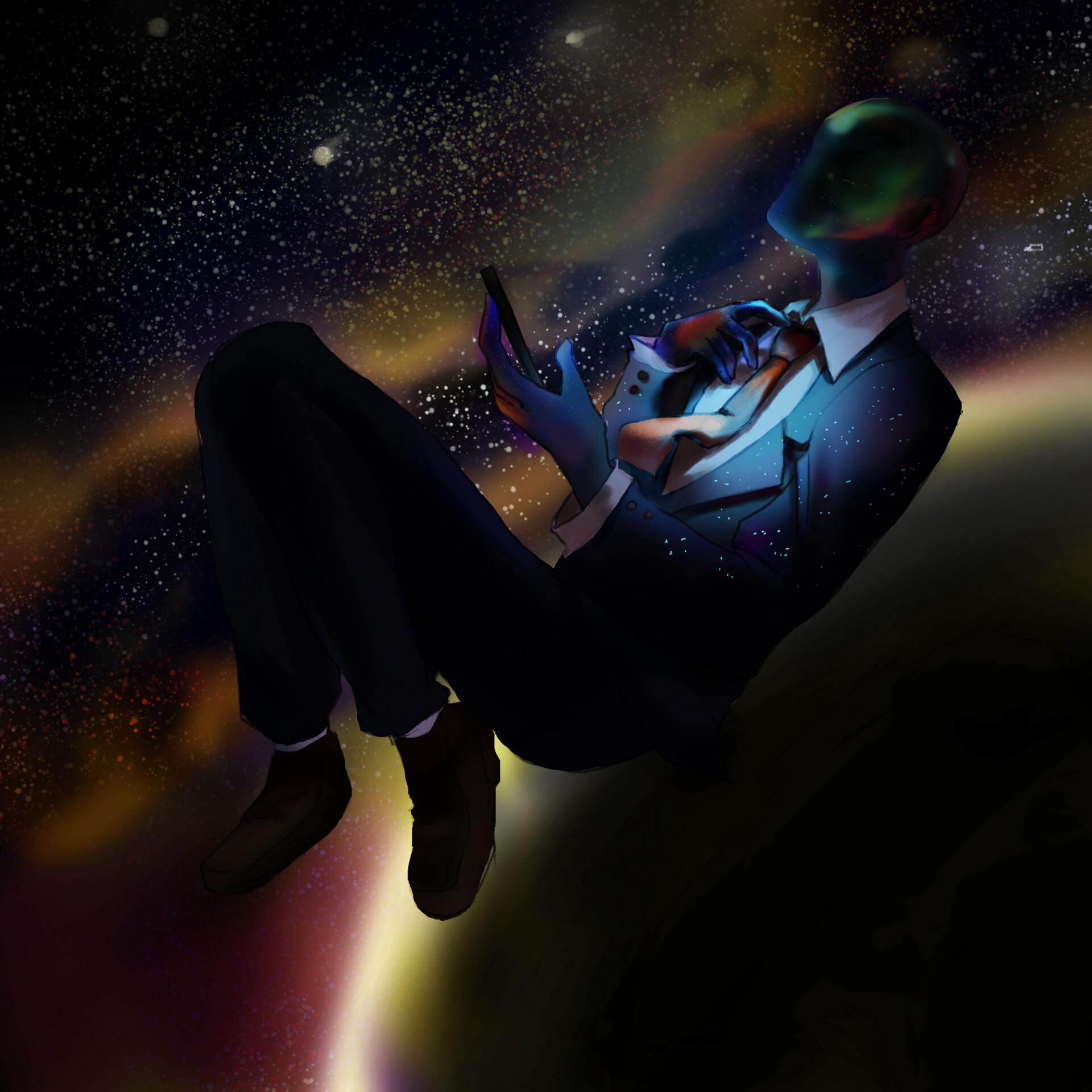 ArtStation - Space man- COMMISSION