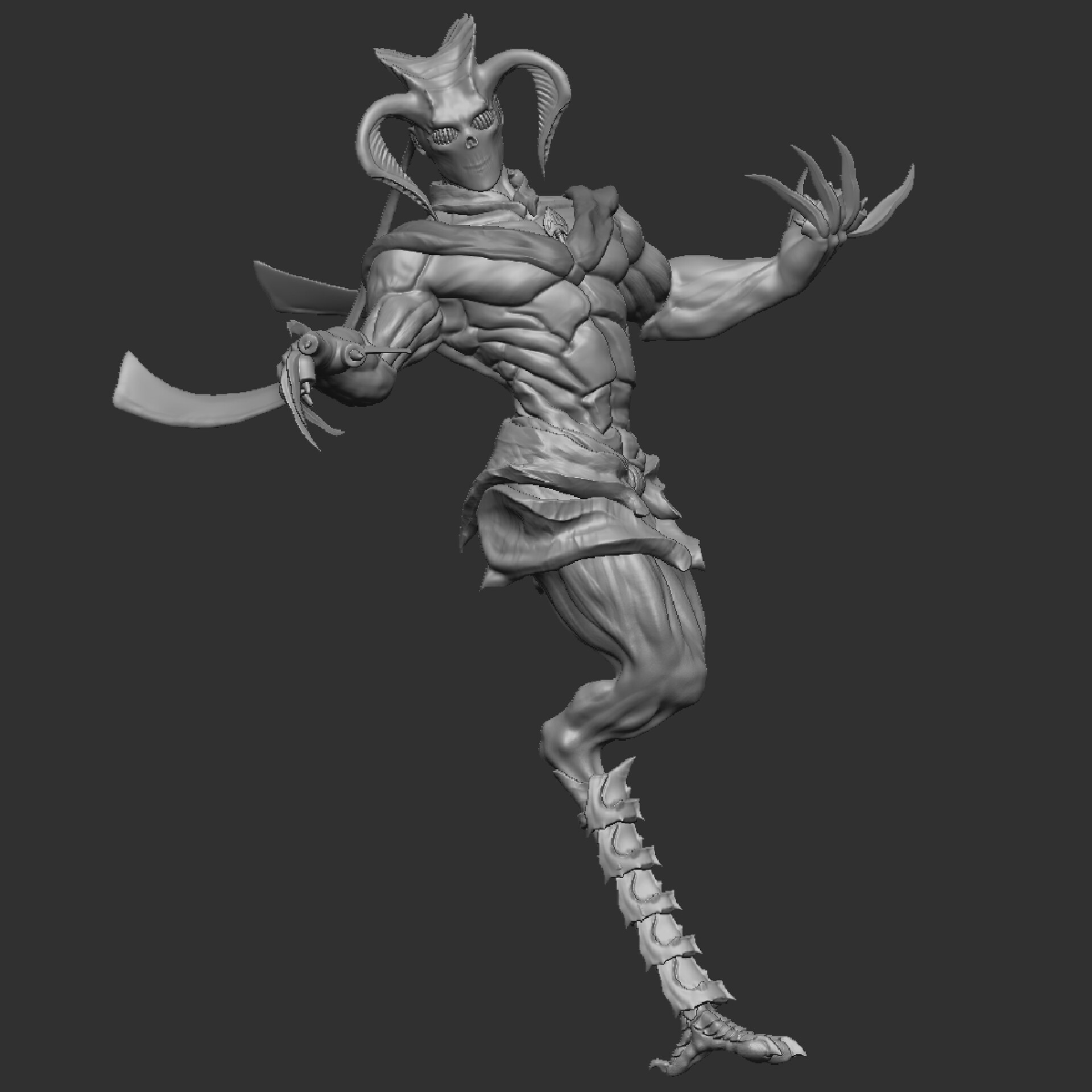 ArtStation - monopod knife