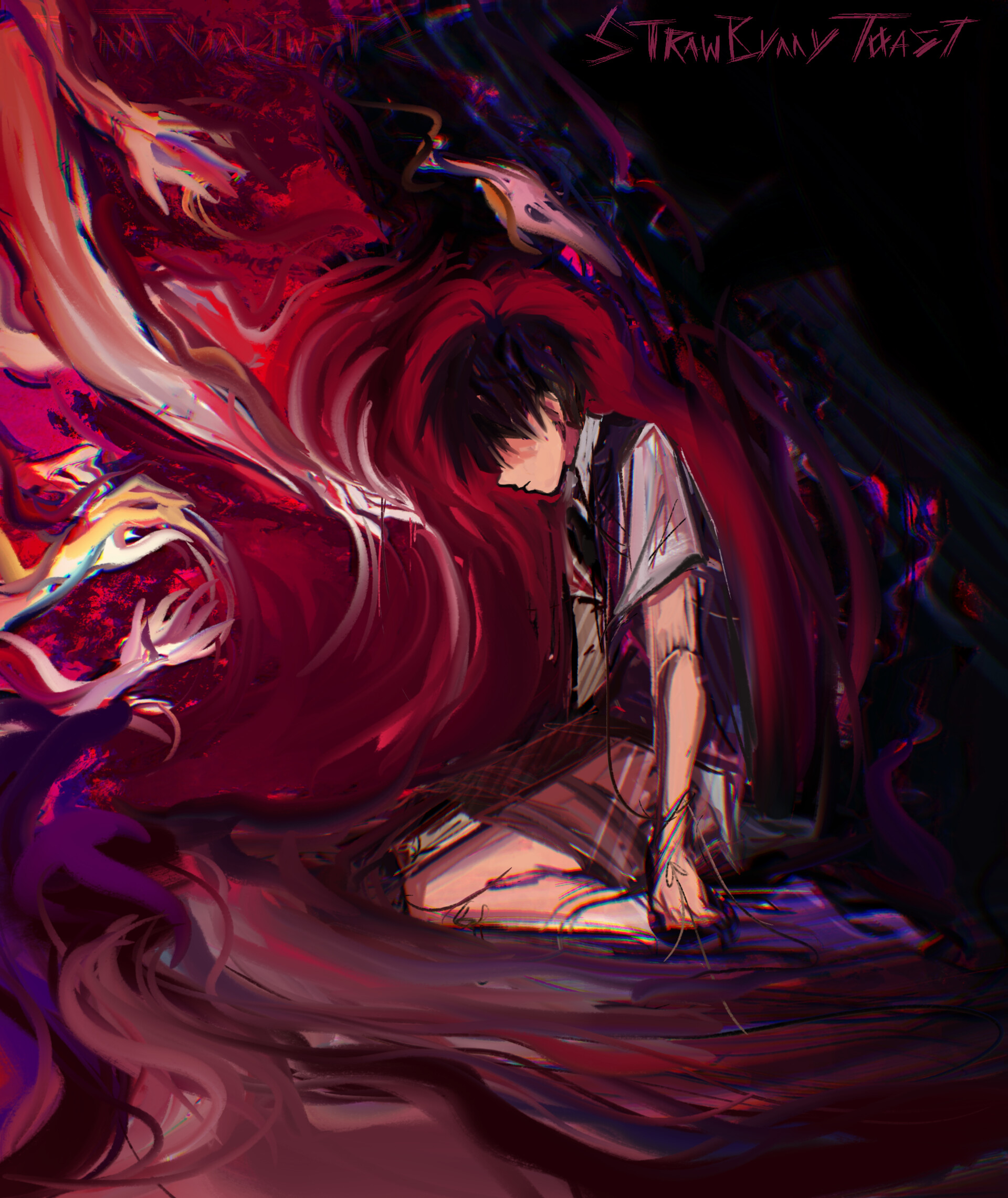 ArtStation - Red Space (Omori Fanart)