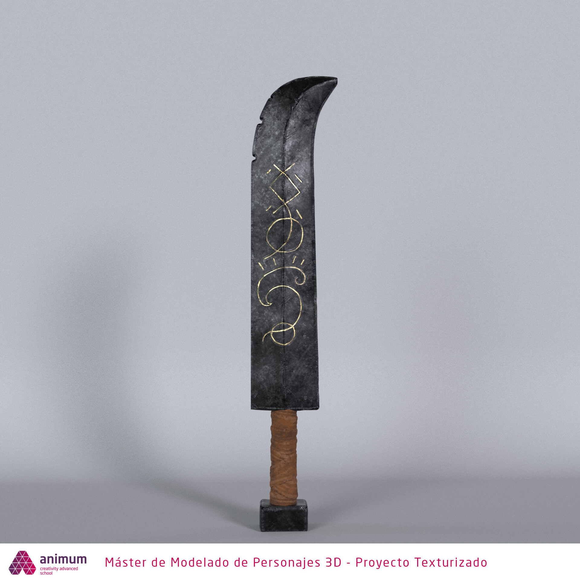 ArtStation - Animum | Texturing project, fantasy sword