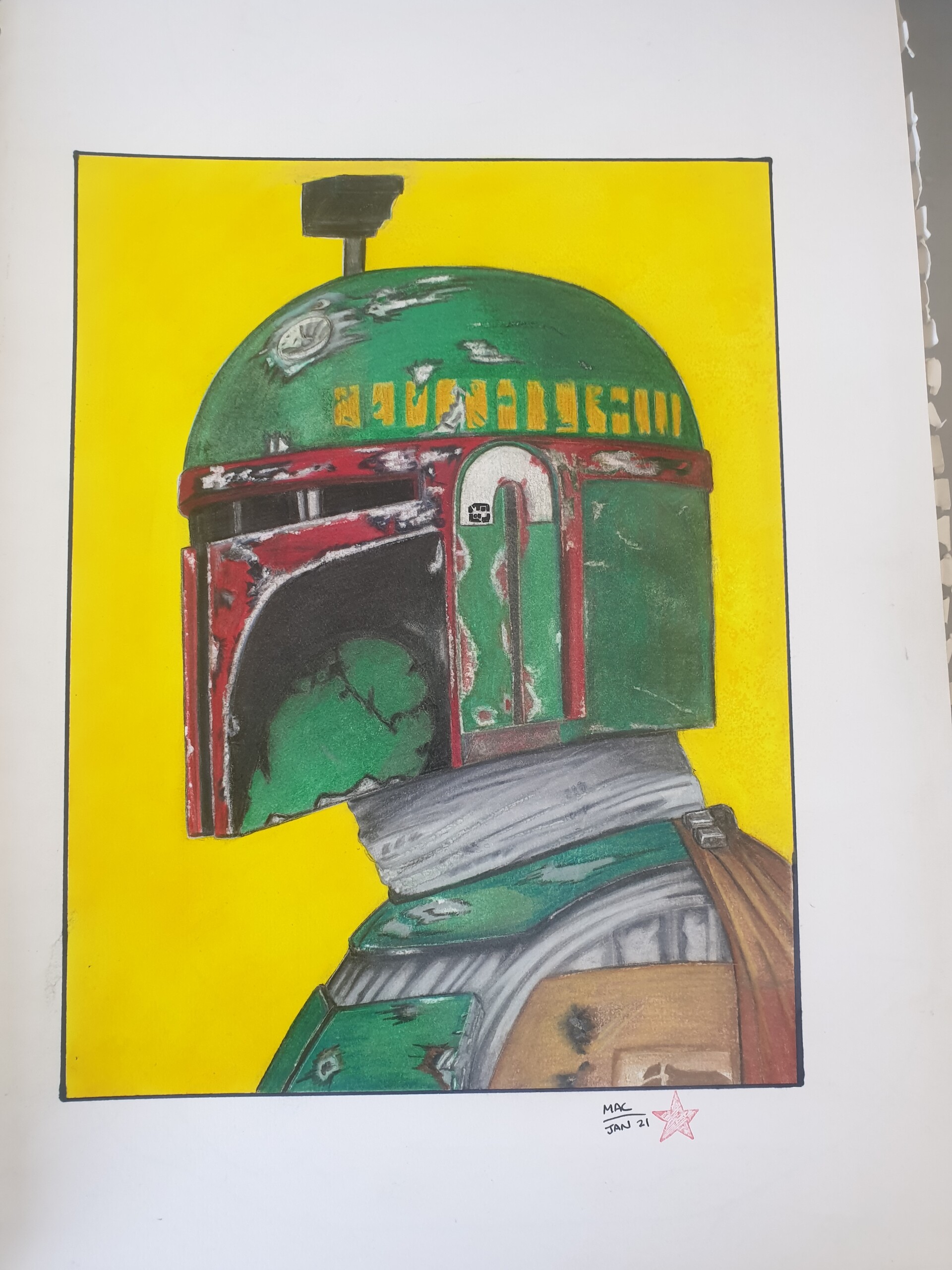 Mac mcculloch - coloured pencil