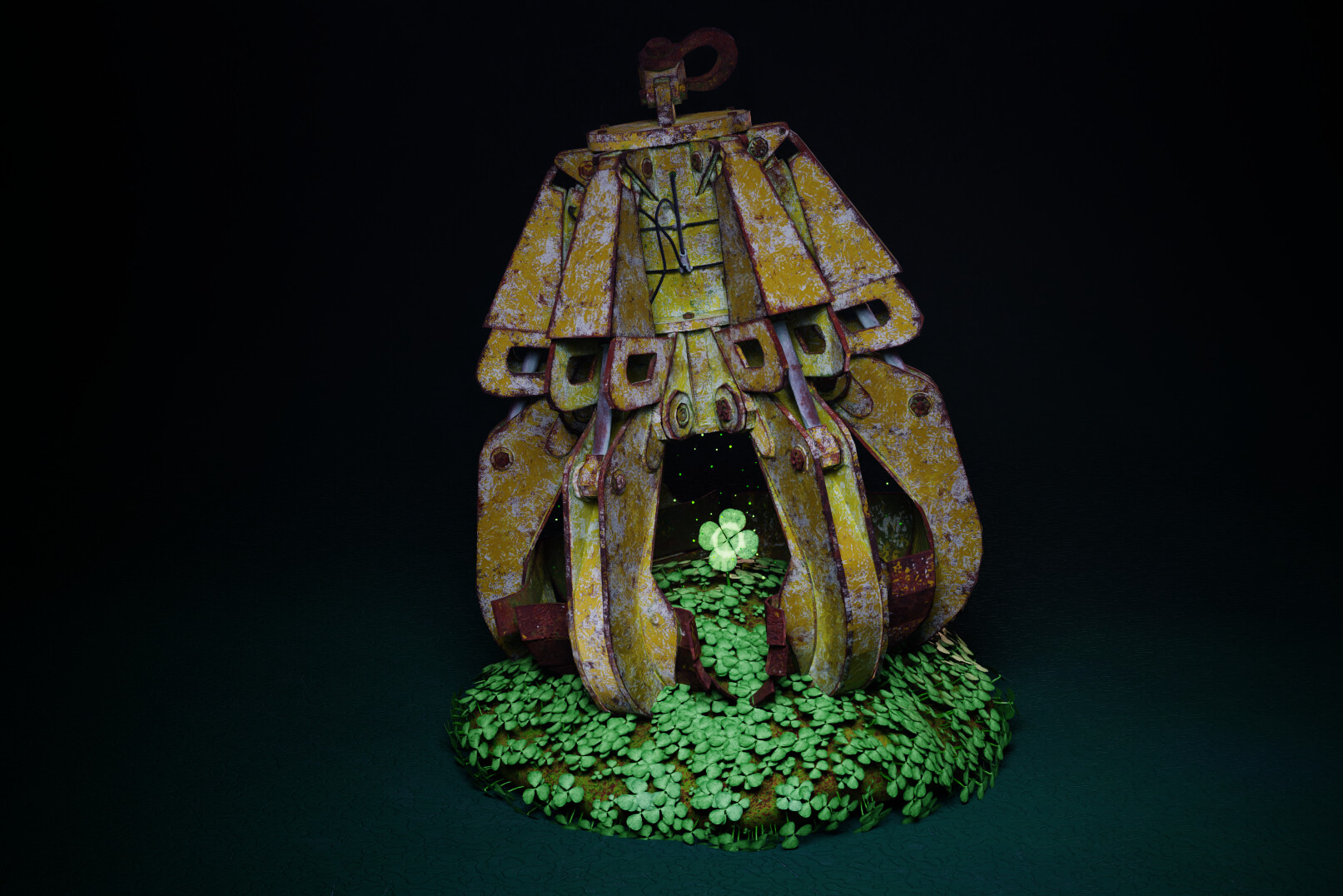 ArtStation - Chernobyl clamshell bucket