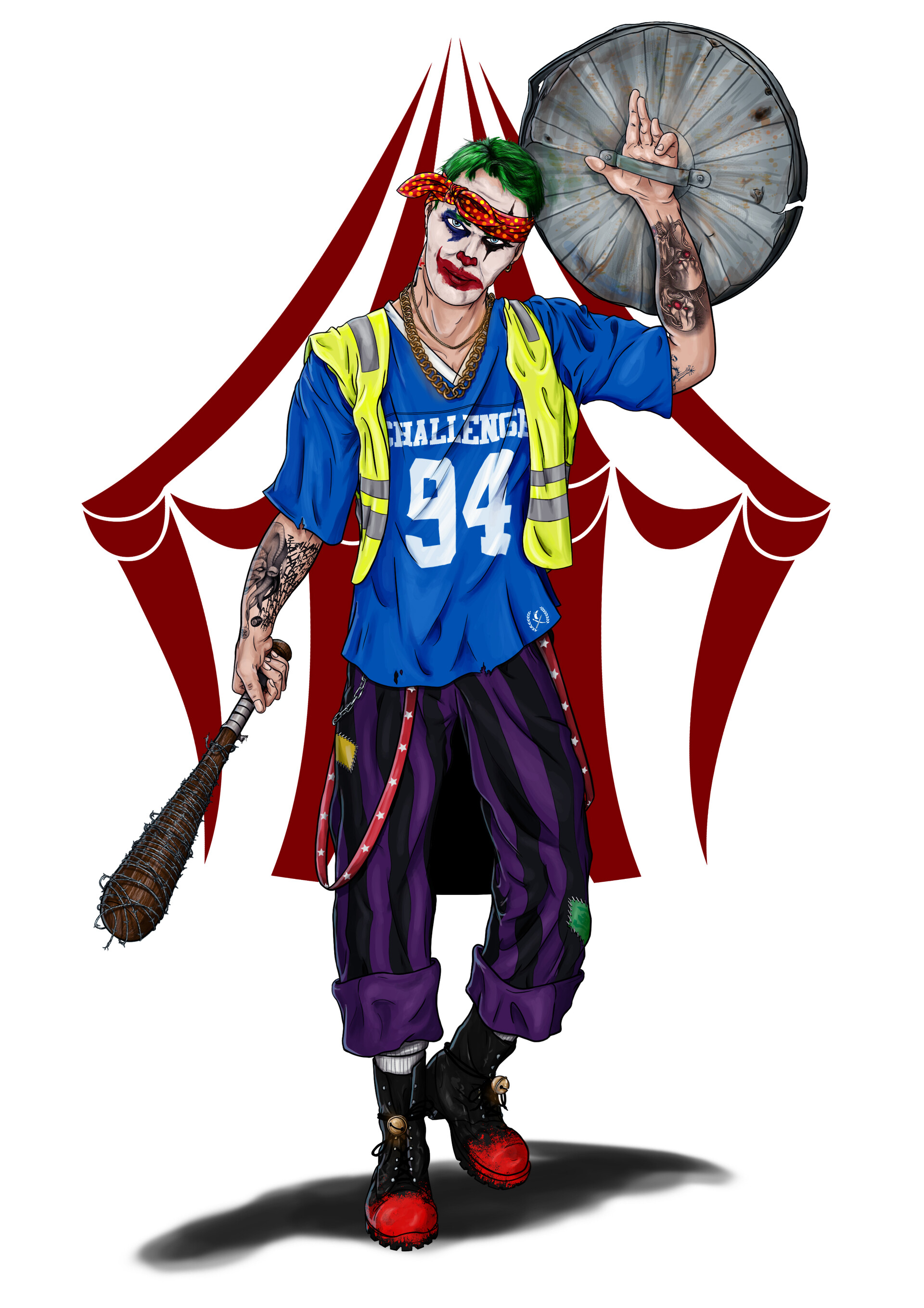 ArtStation - Fighting Clown