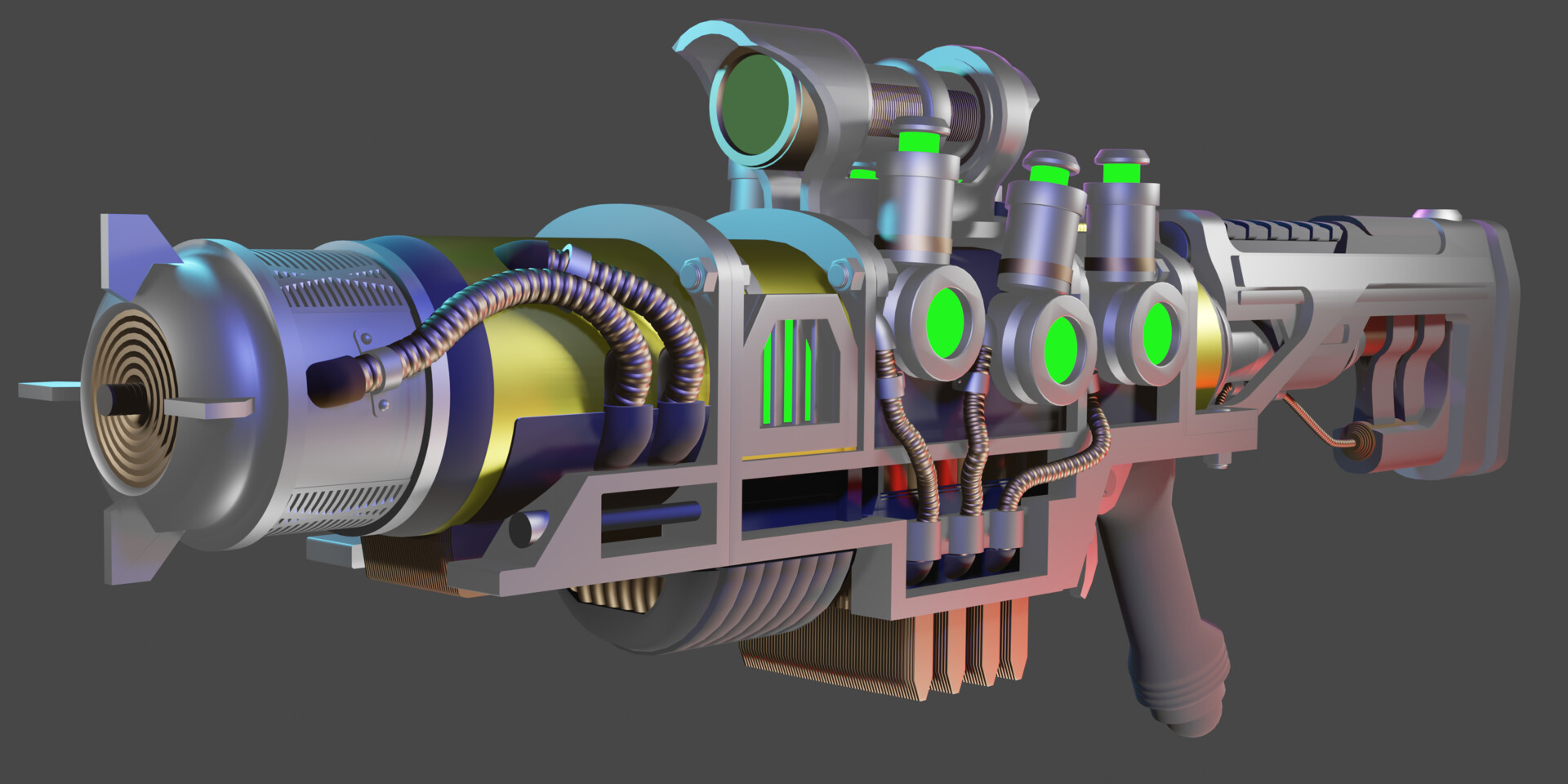 ArtStation - Plasma Scattergun (Fallout 4)