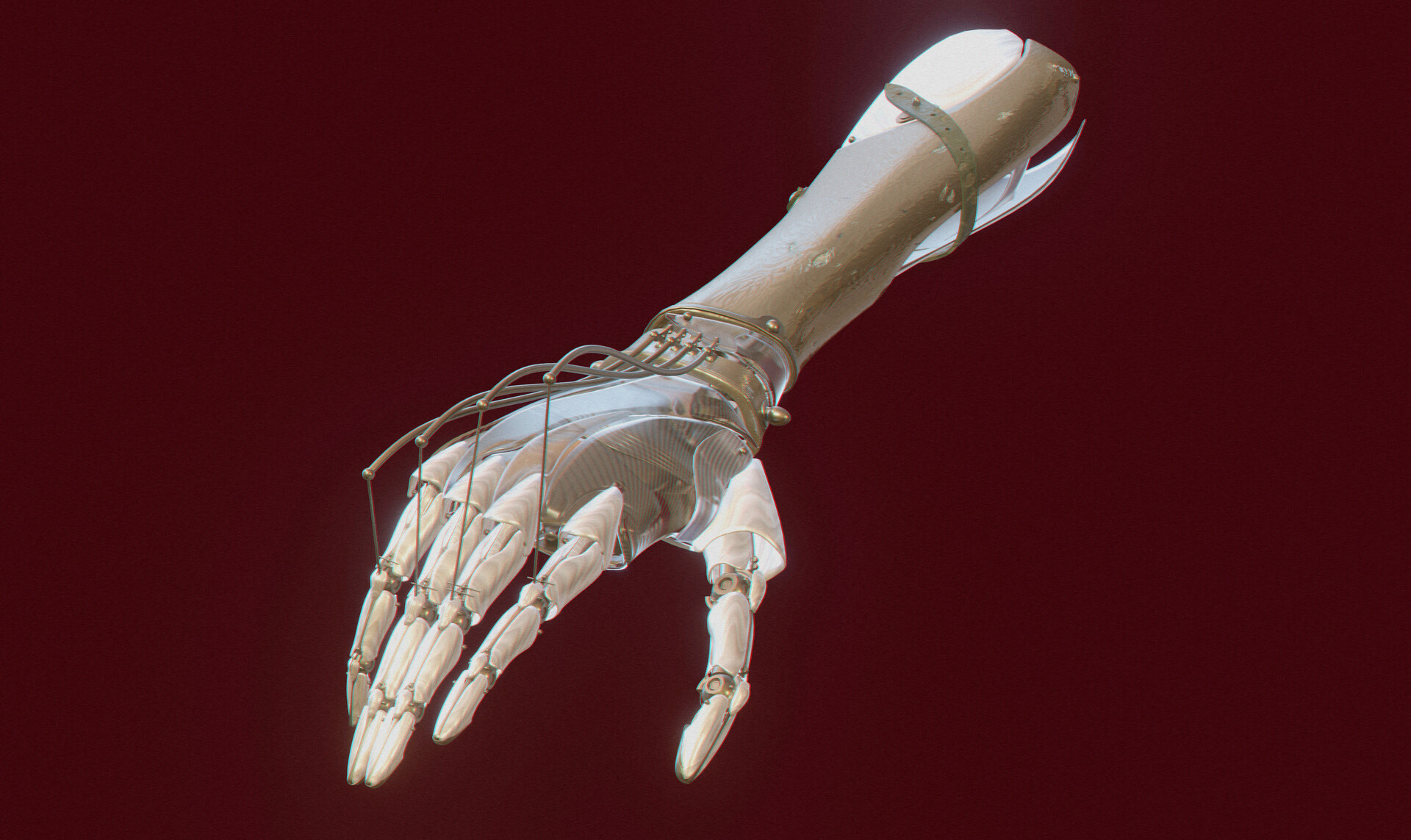 ArtStation - Retro mechanical prosthesis