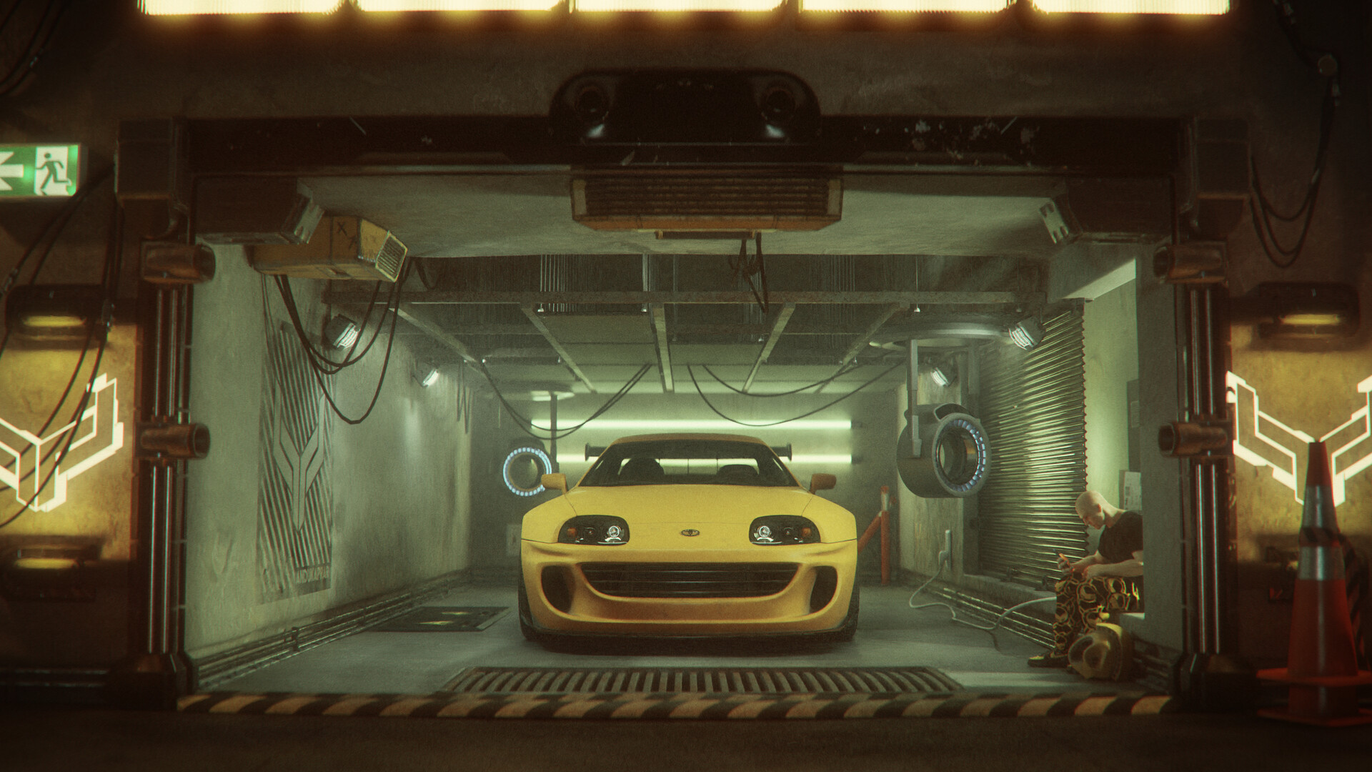 ArtStation - Toyota Supra Custom Body Kit Futuristic