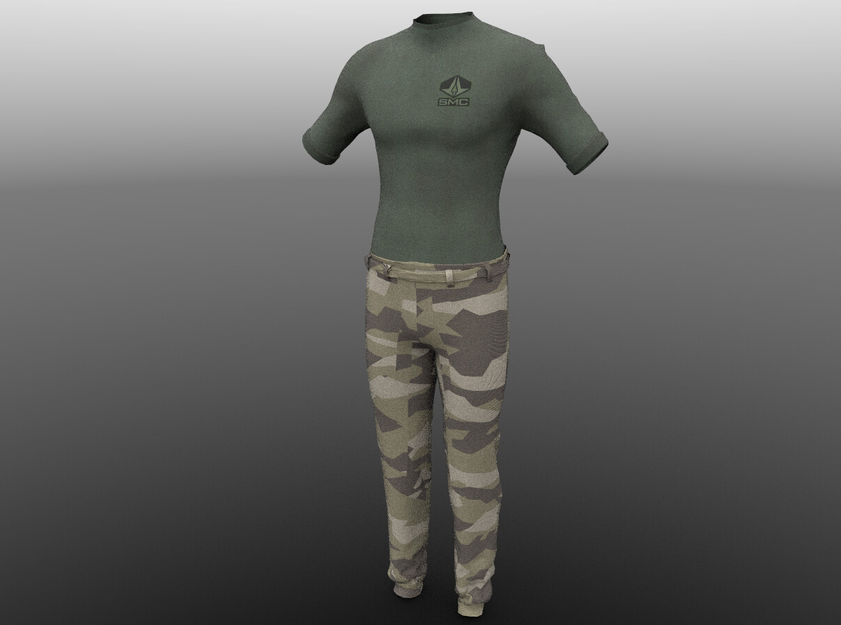 ArtStation - SMC Marine Uniform [Quake 4]