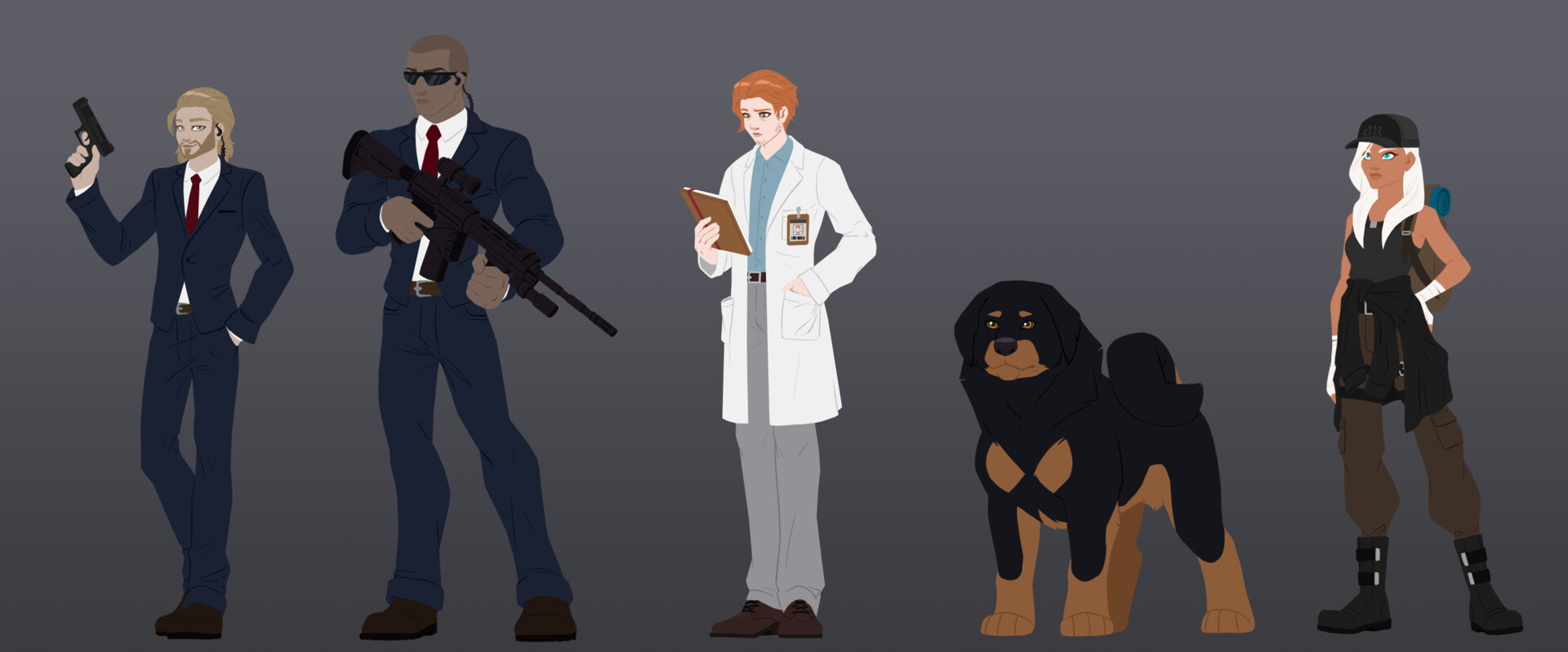 Camille Hubert - Character design & Line up