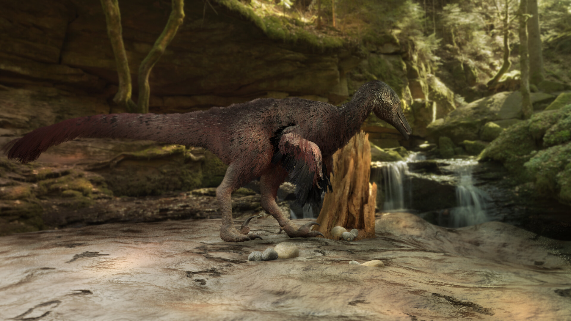 Soul Toonz - Austroraptor cabazai - Paleoart Render