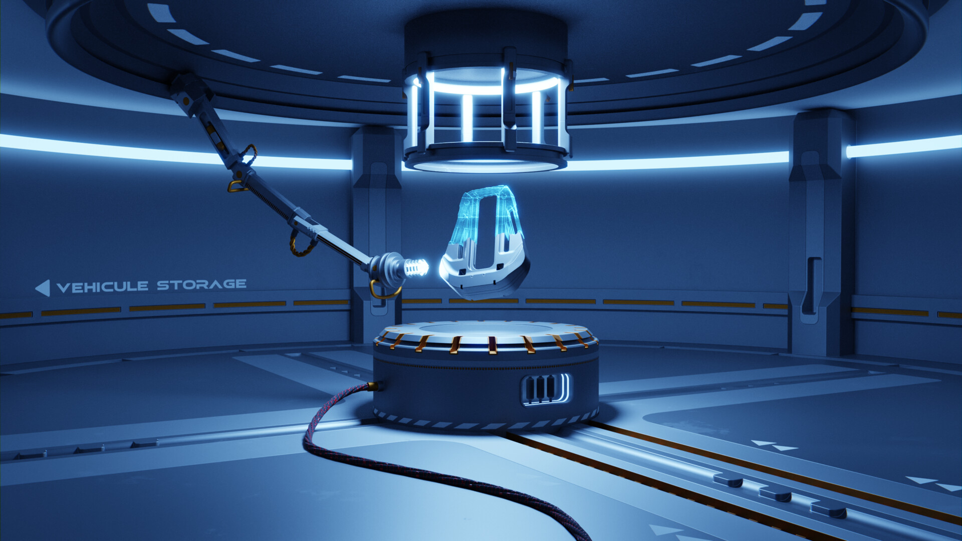 ArtStation - SciFi 3D Printer