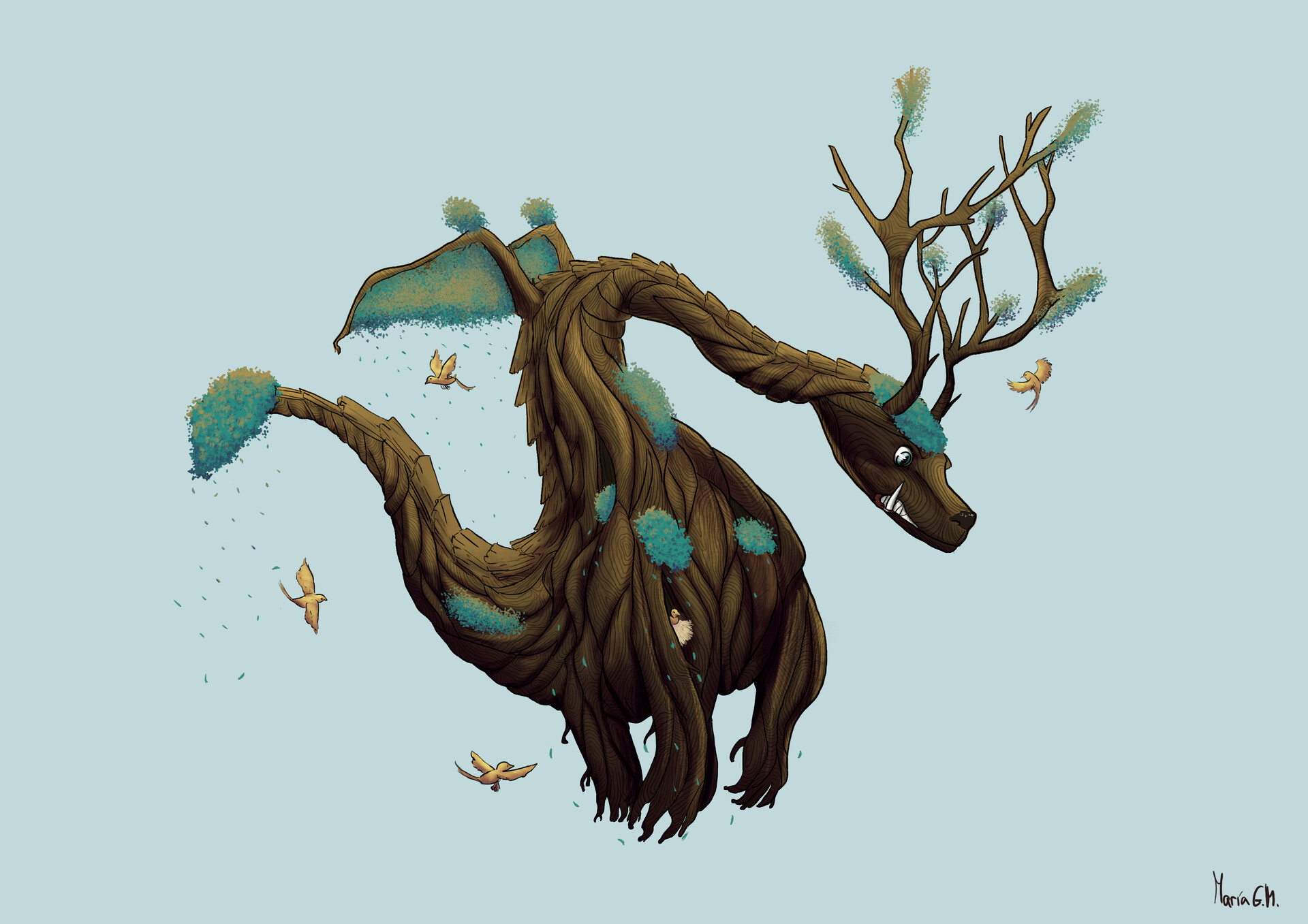 ArtStation - Hector The Tree Dragon