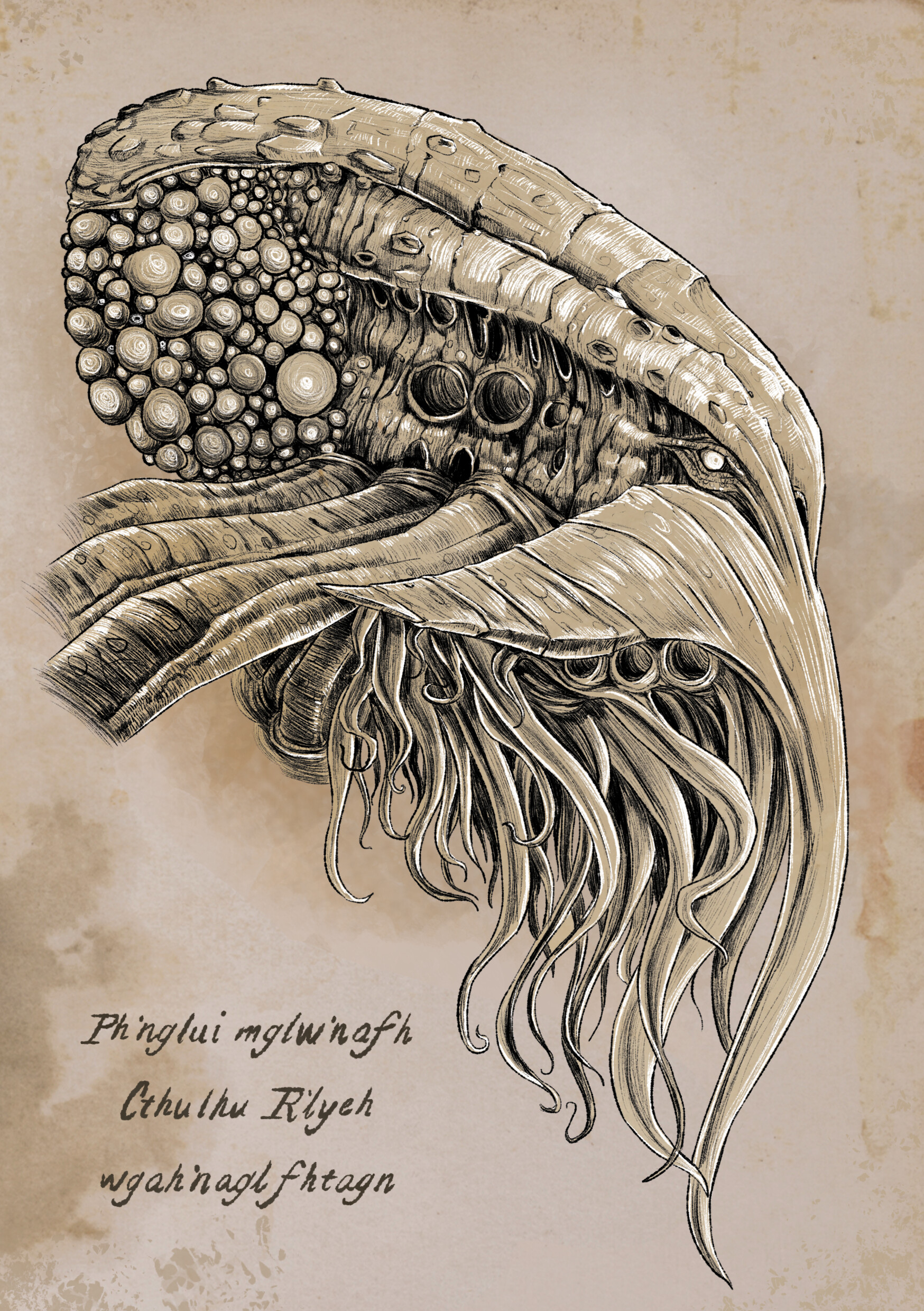 Tom Govezensky - Lovecraftian designs and other monsters