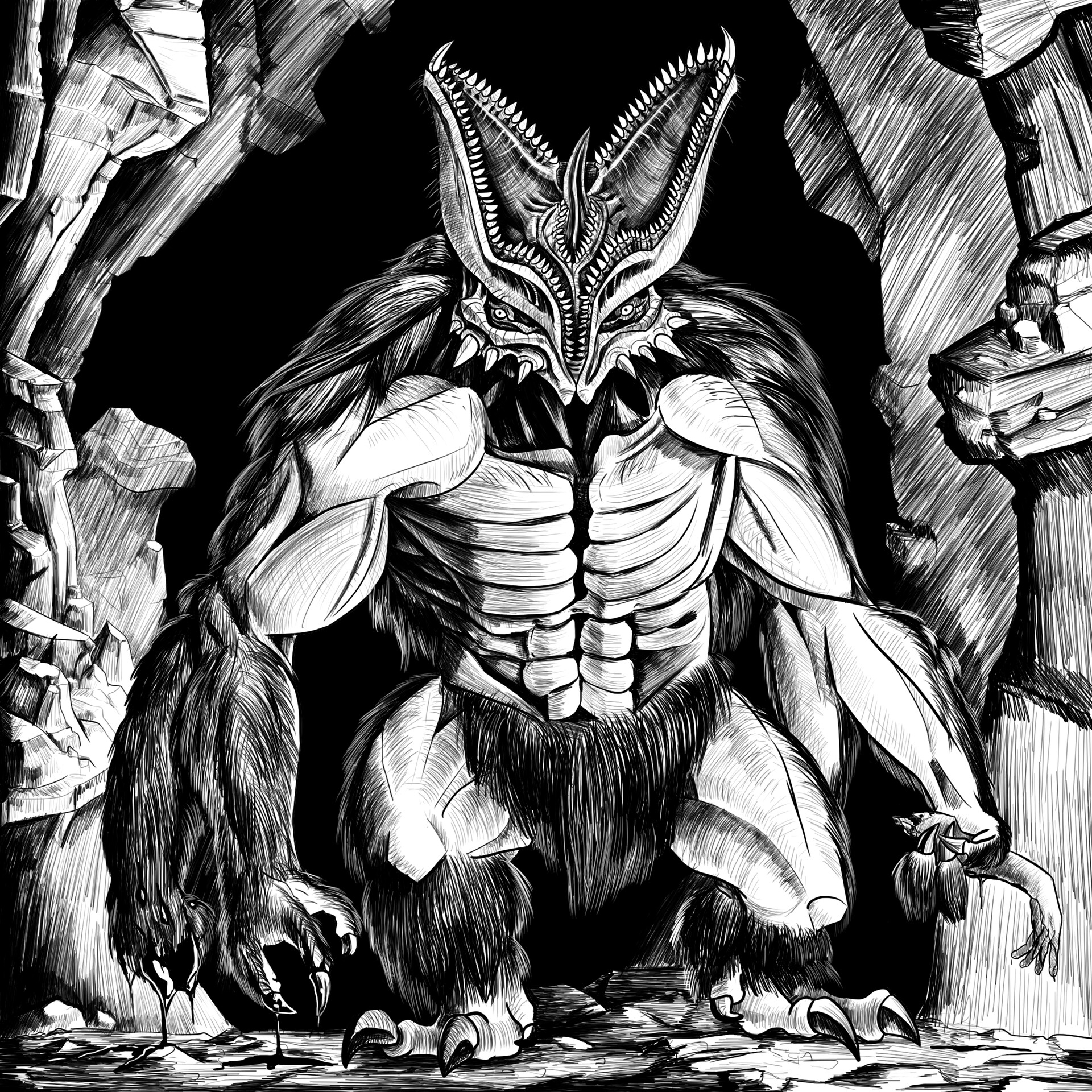 Tom Govezensky - Lovecraftian designs and other monsters