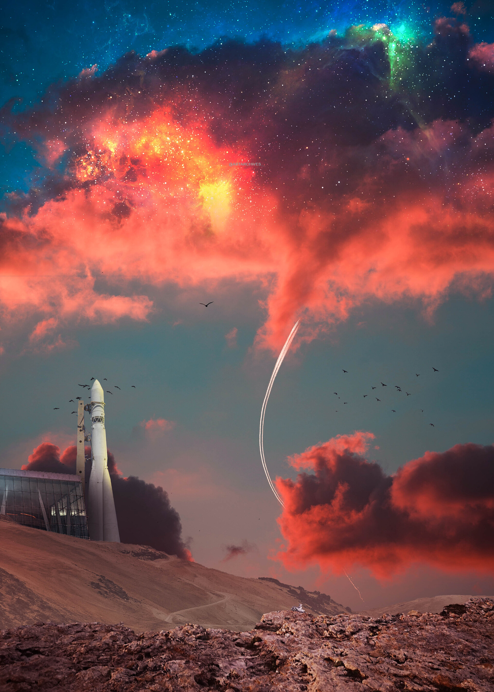 ArtStation - Rocket Building