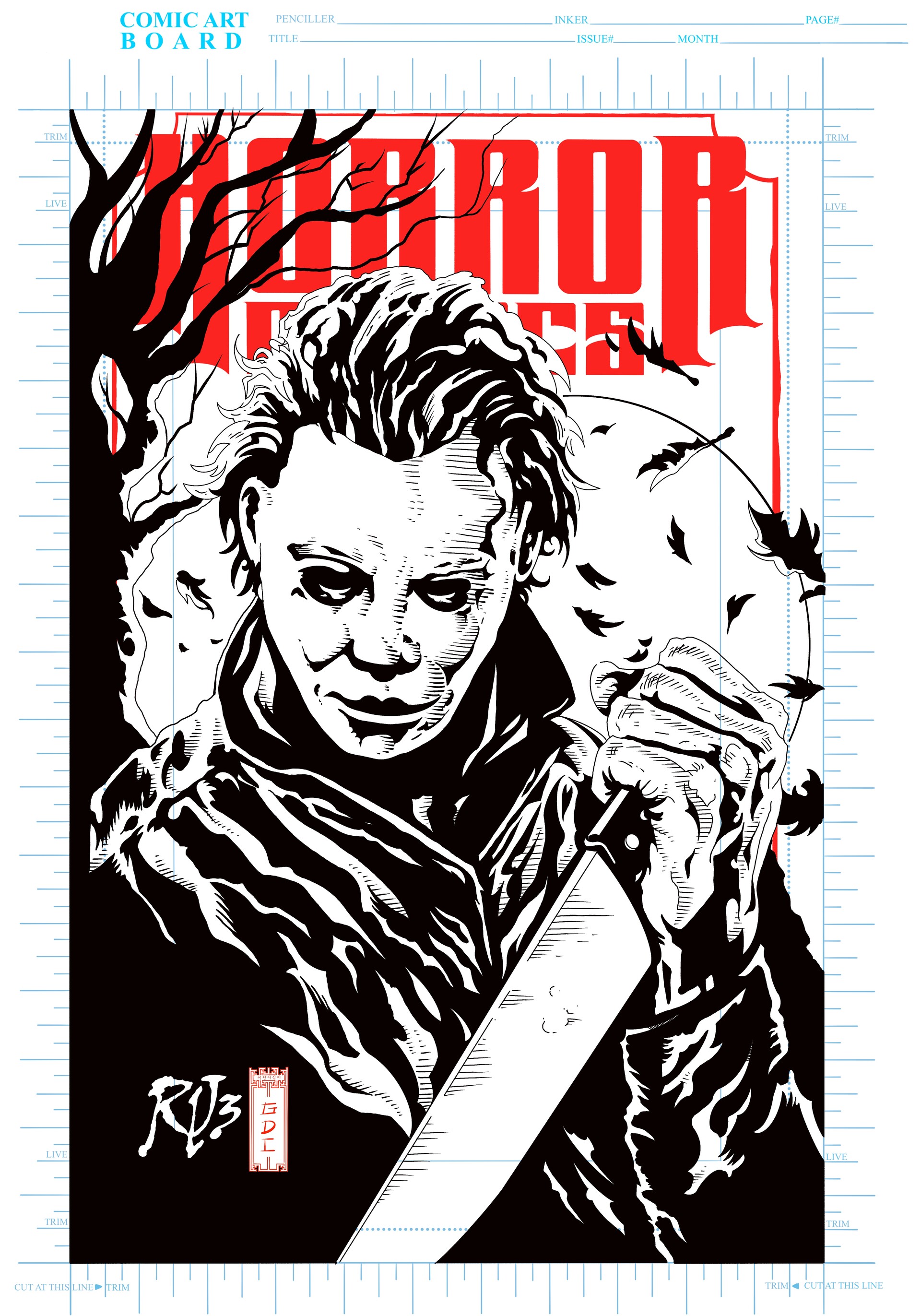 michael myers coloring pages printable