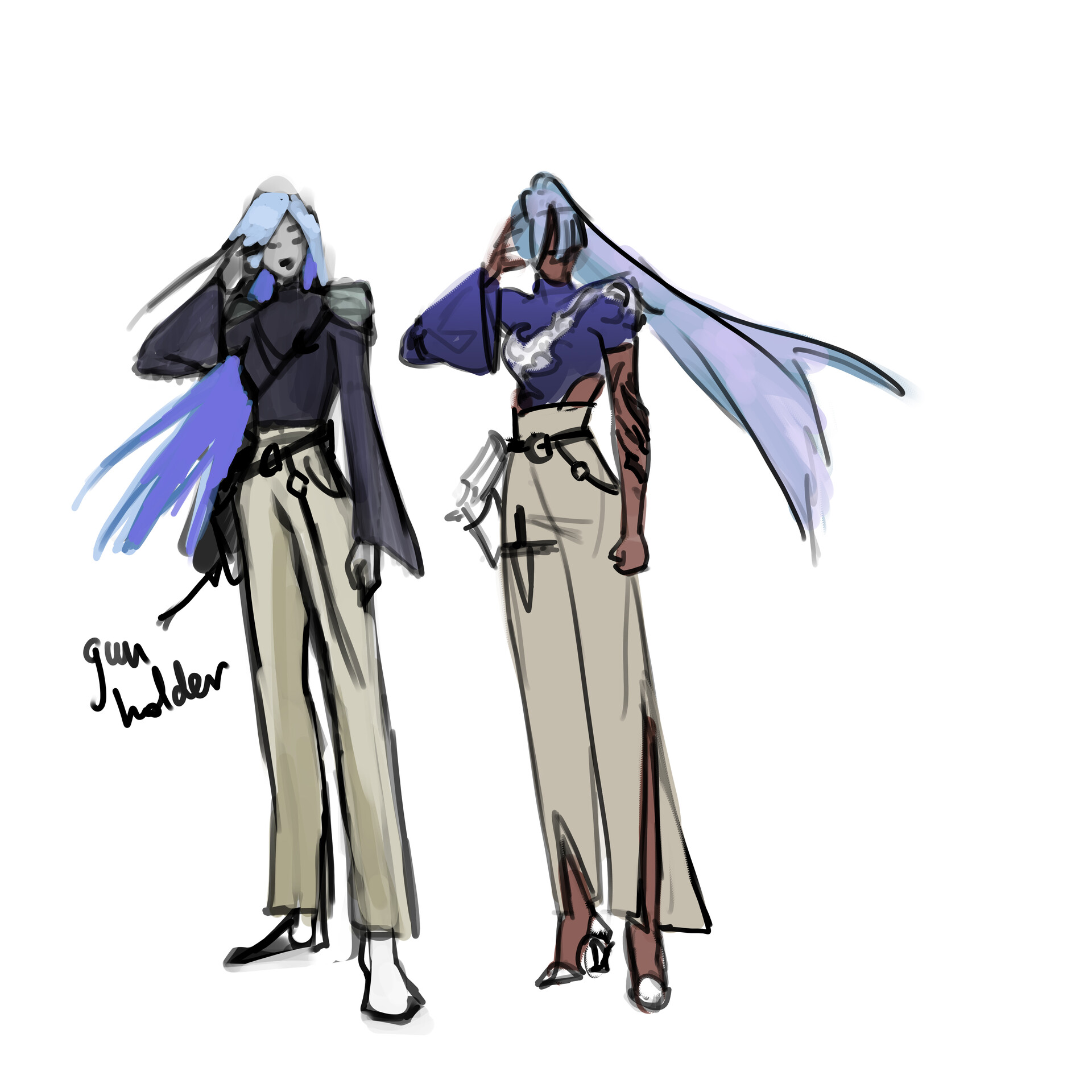 ArtStation - Chara design - gun user