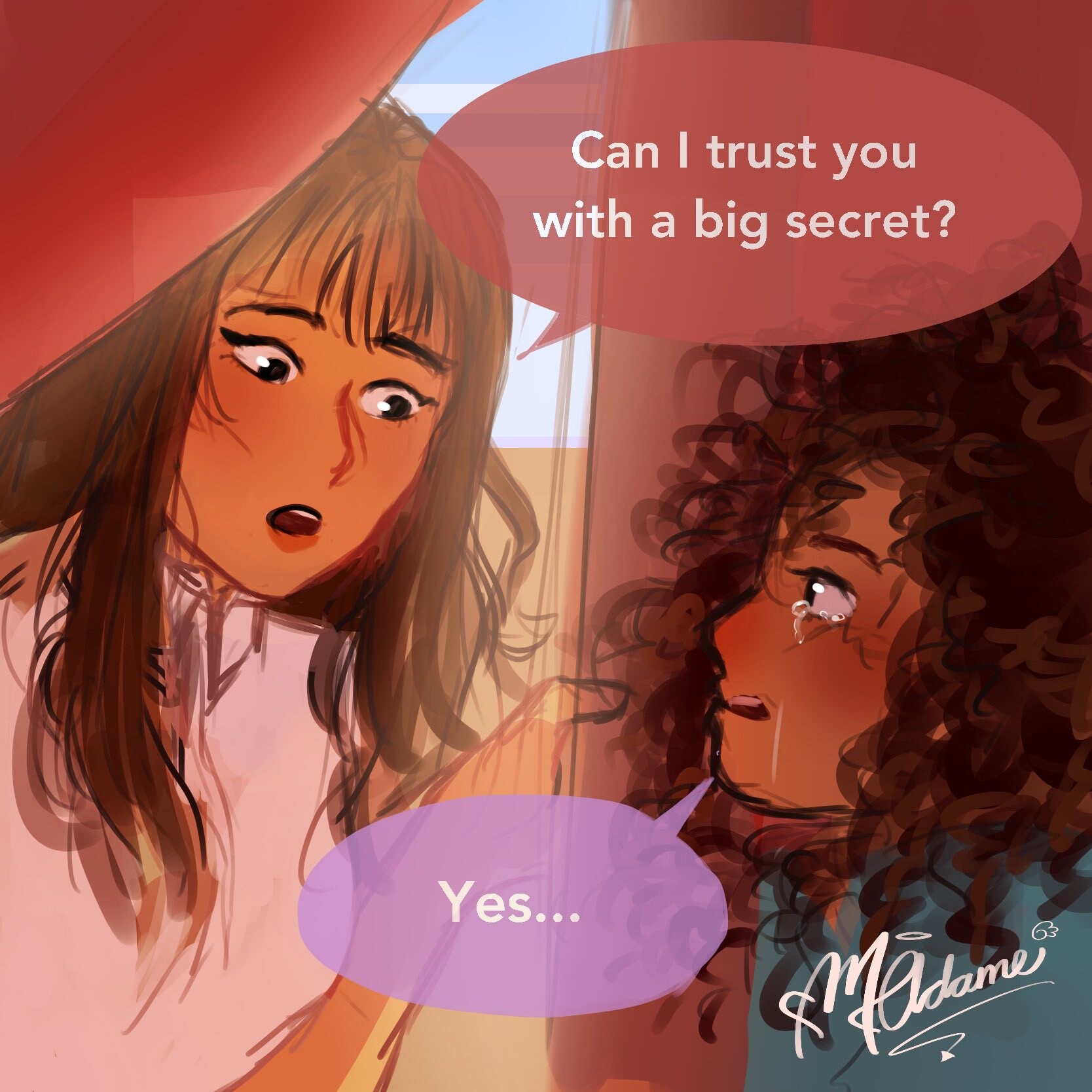 Milan Adame - self-realization comic