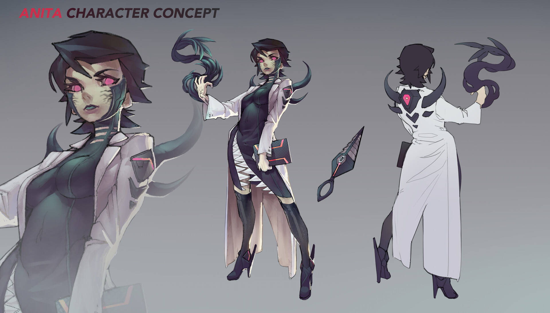 ArtStation - Anita Character Concept Art