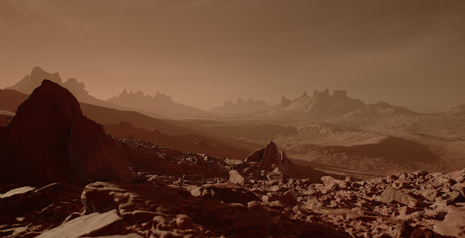 ArtStation - Unreal Engine Martian Surface