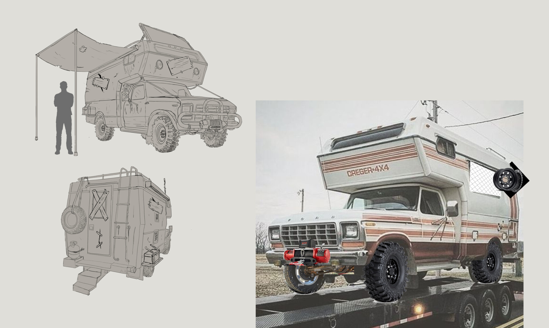 Survival Truck Camper