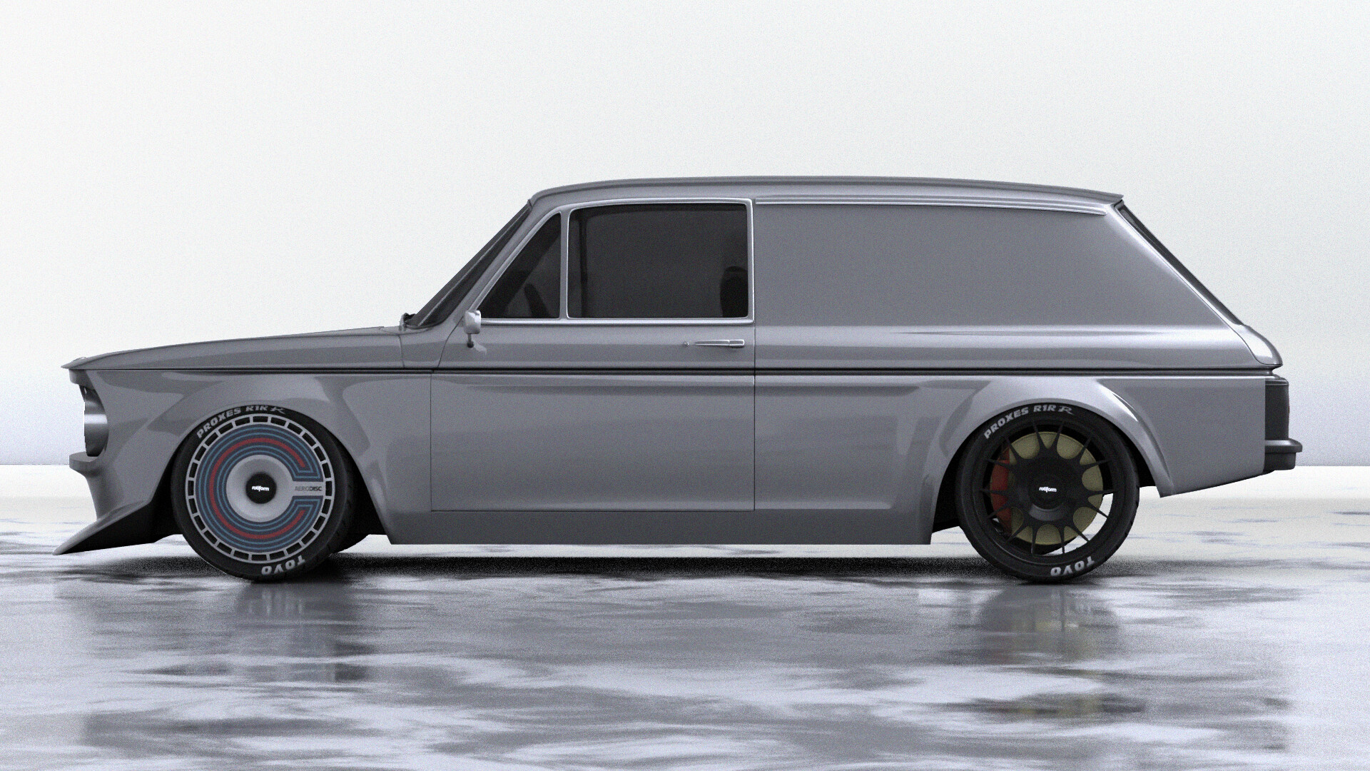 ArtStation - EV BMW resto-mod