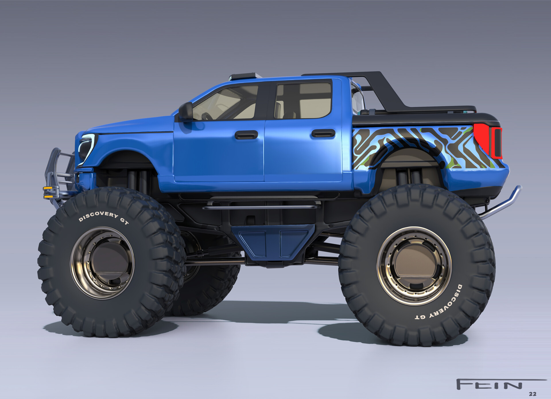 ArtStation - Offroad monster truck concept