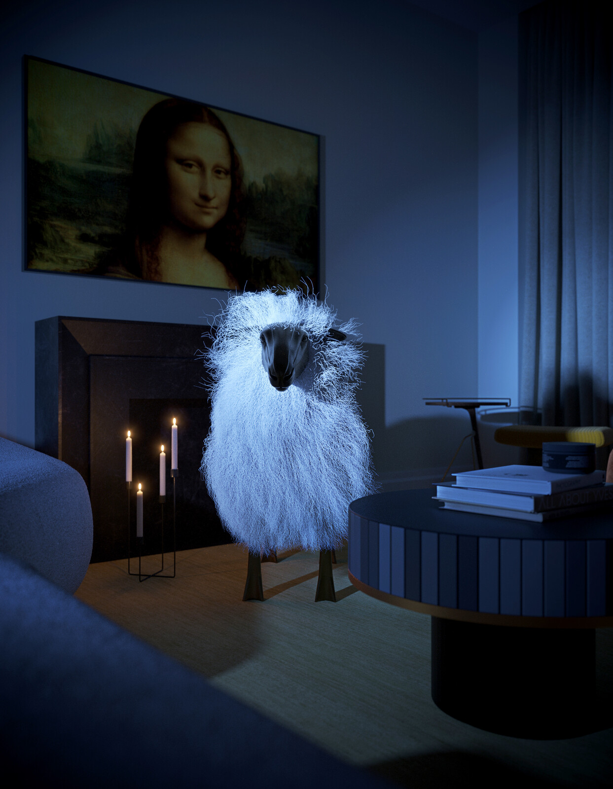 INNA 3D - Phillippe sheep in Living space