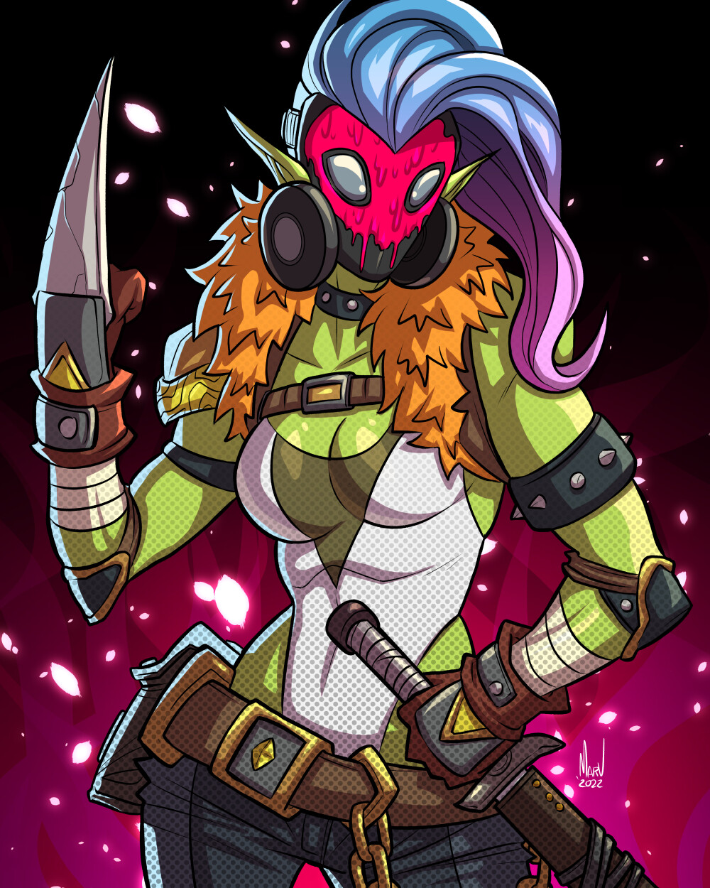 ArtStation - Vibrant Orc Slayer