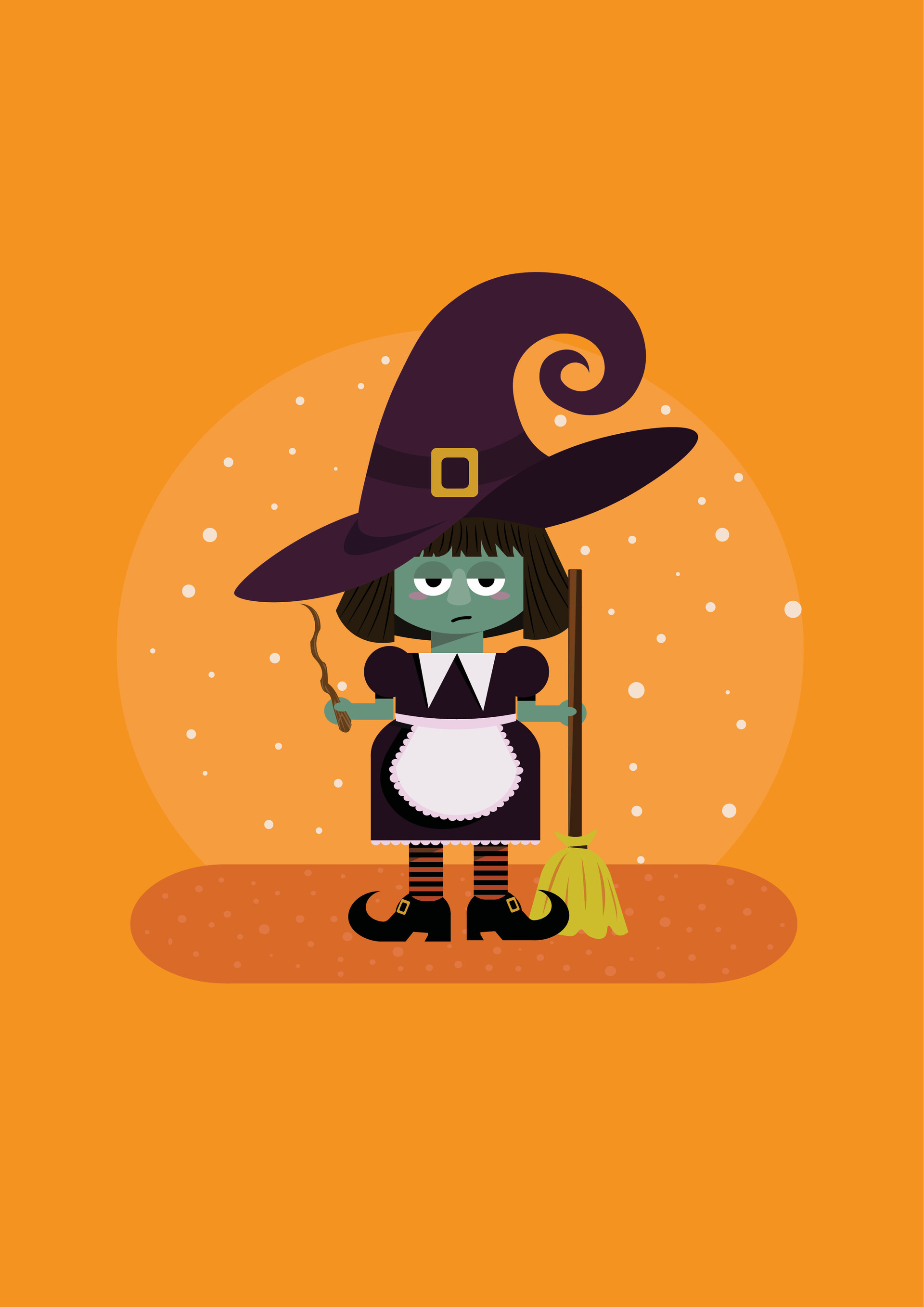 ArtStation - Witch (vector art)