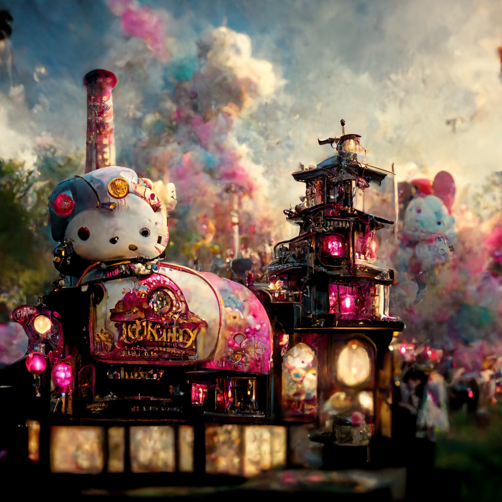 Marta - Hello kitty steampunk theme parks