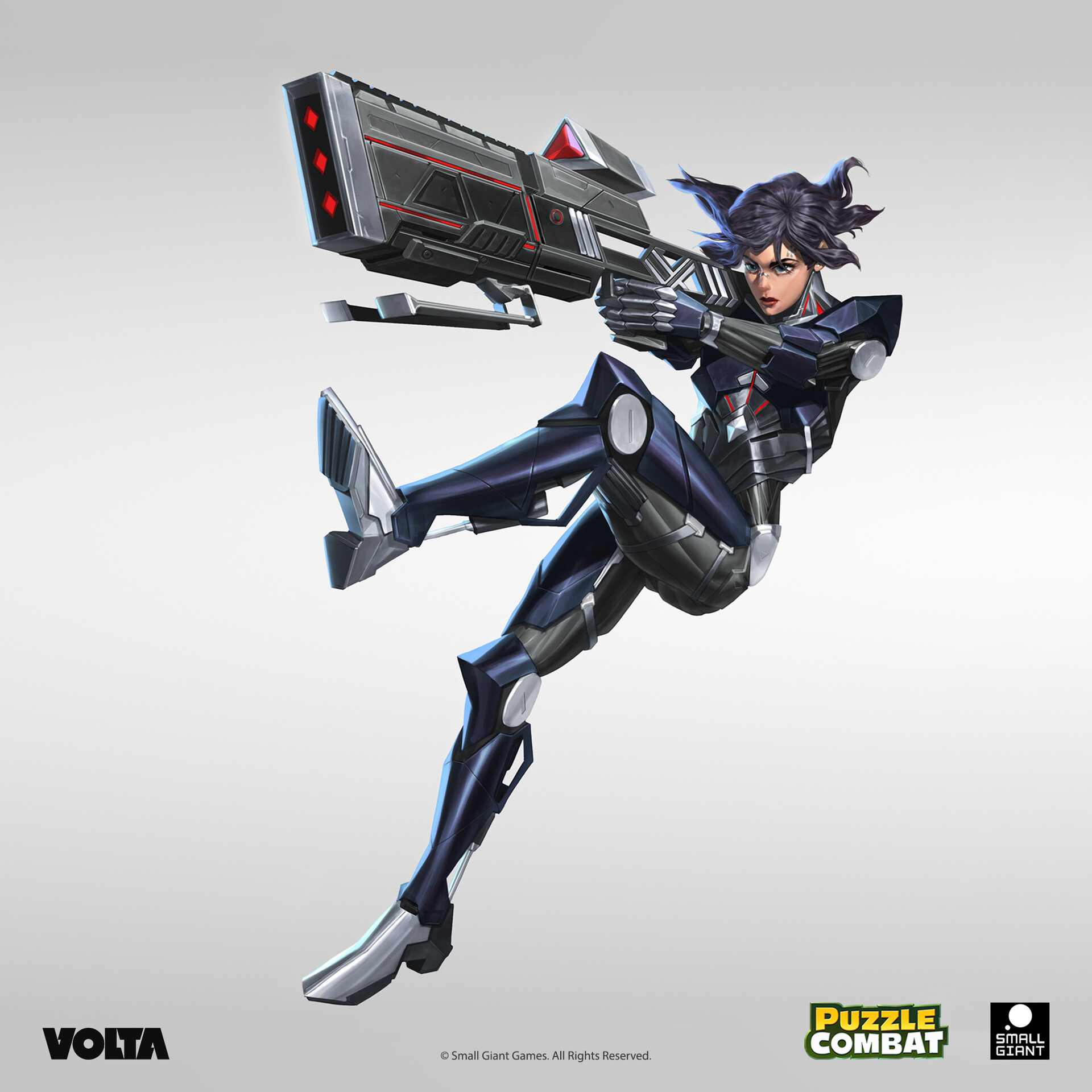 Kevin Glint Studios - SmallGiant Puzzle Combat Hero: Extreme Range Sniper