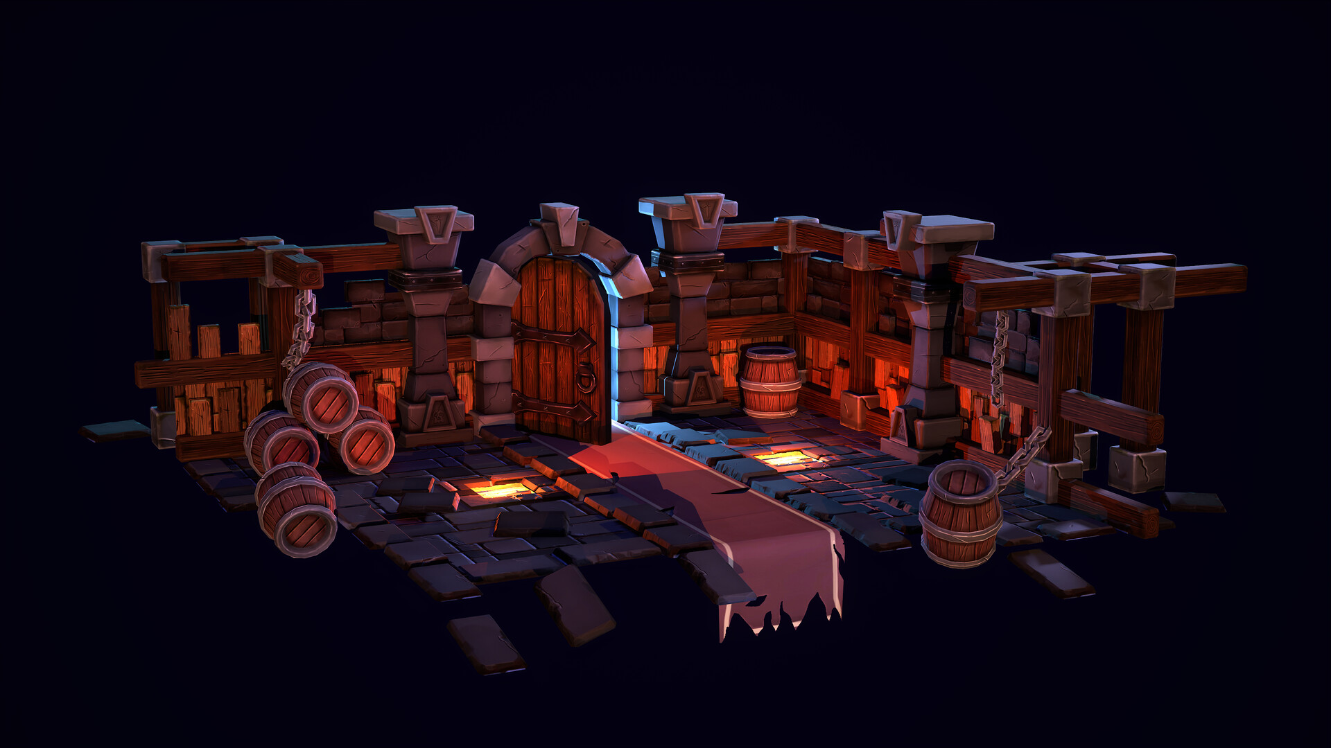 ArtStation - Dungeon 3D Environment