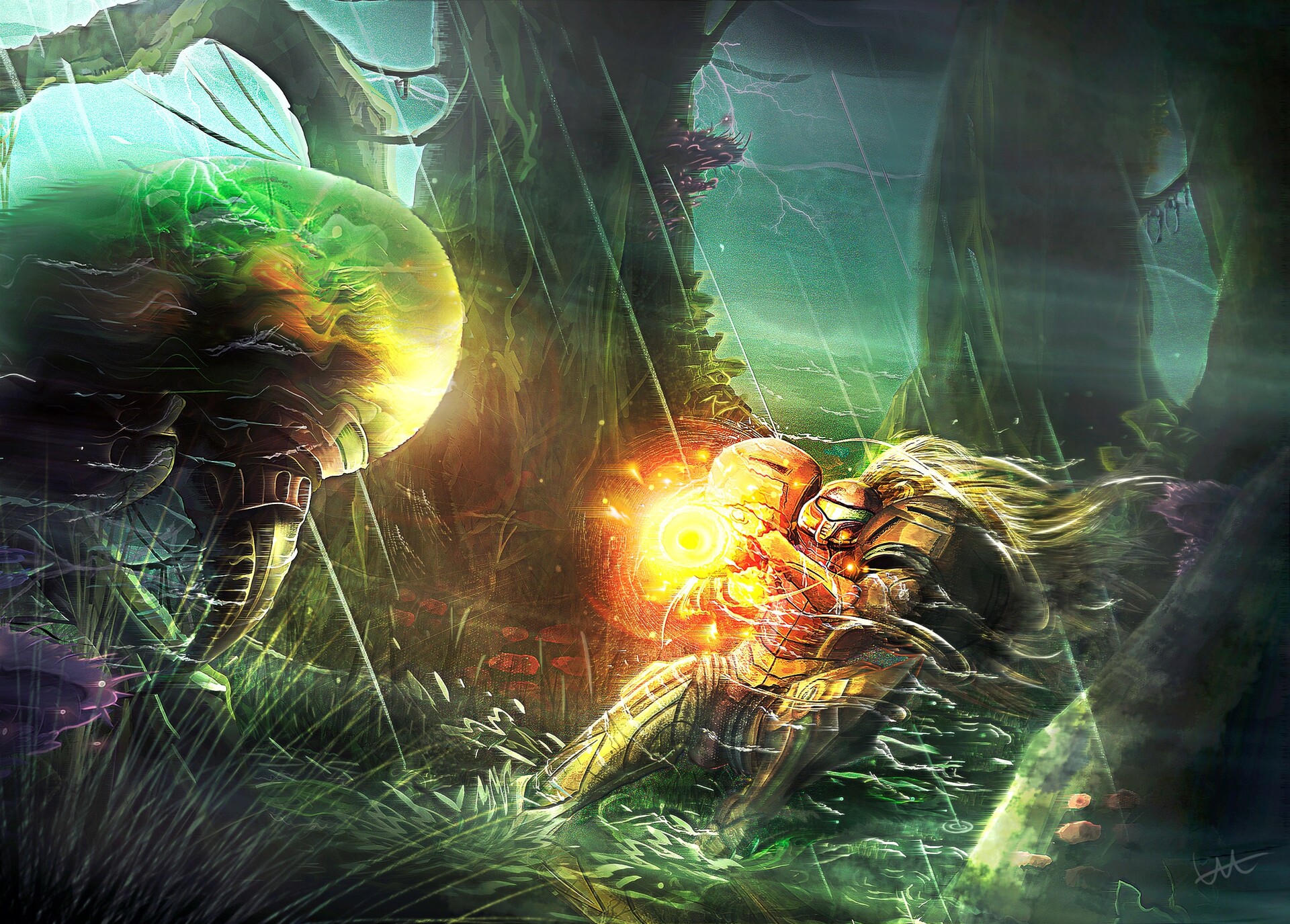 ArtStation - Metroid Concept Art