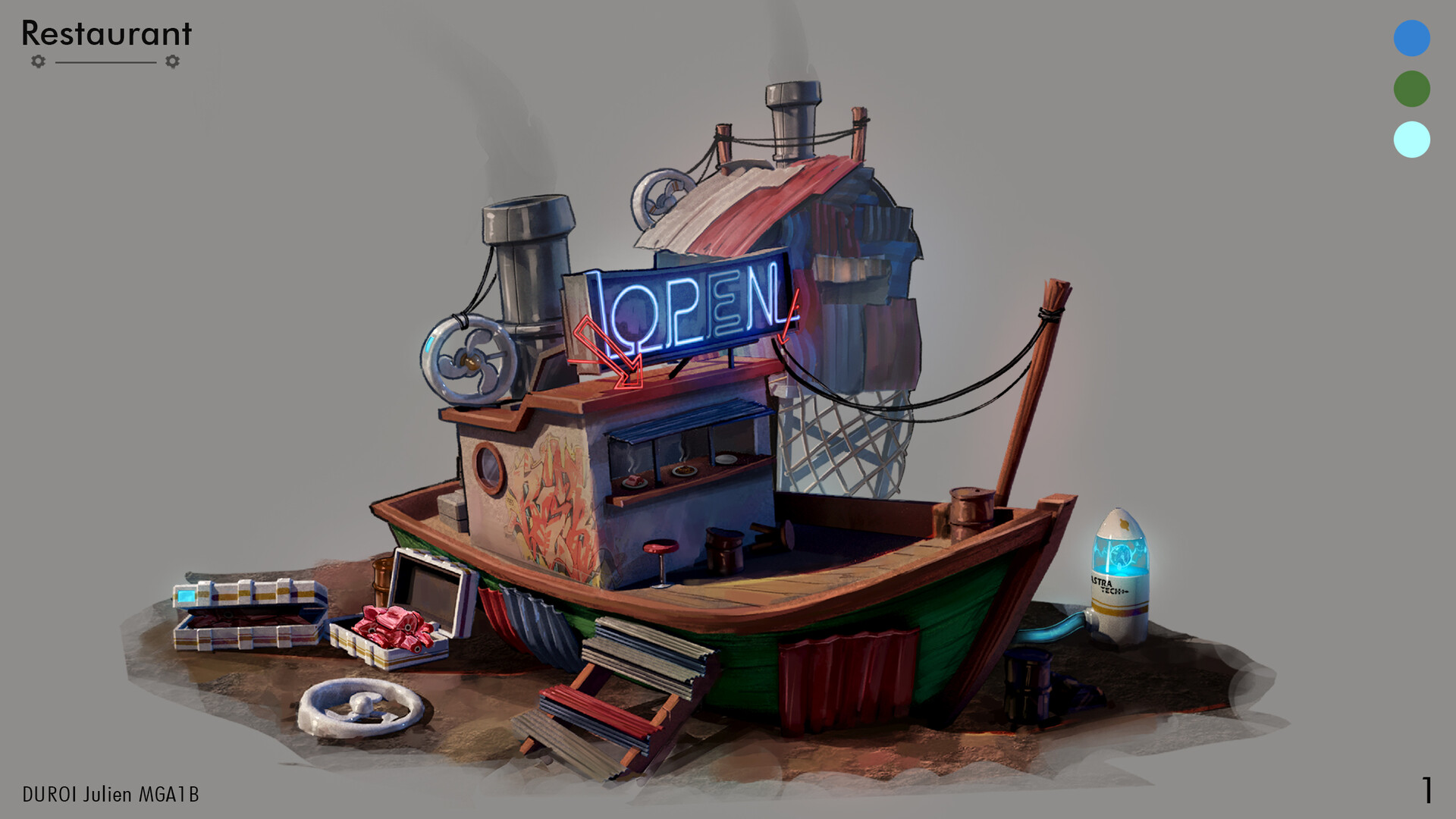 ArtStation - Street Conception